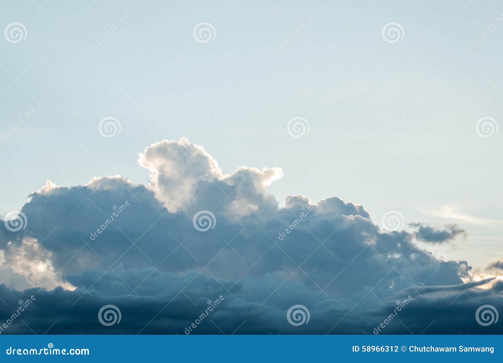 Nimbus or Rain Clouds Forming in the Sky Stock Photo - Image of clouds ...