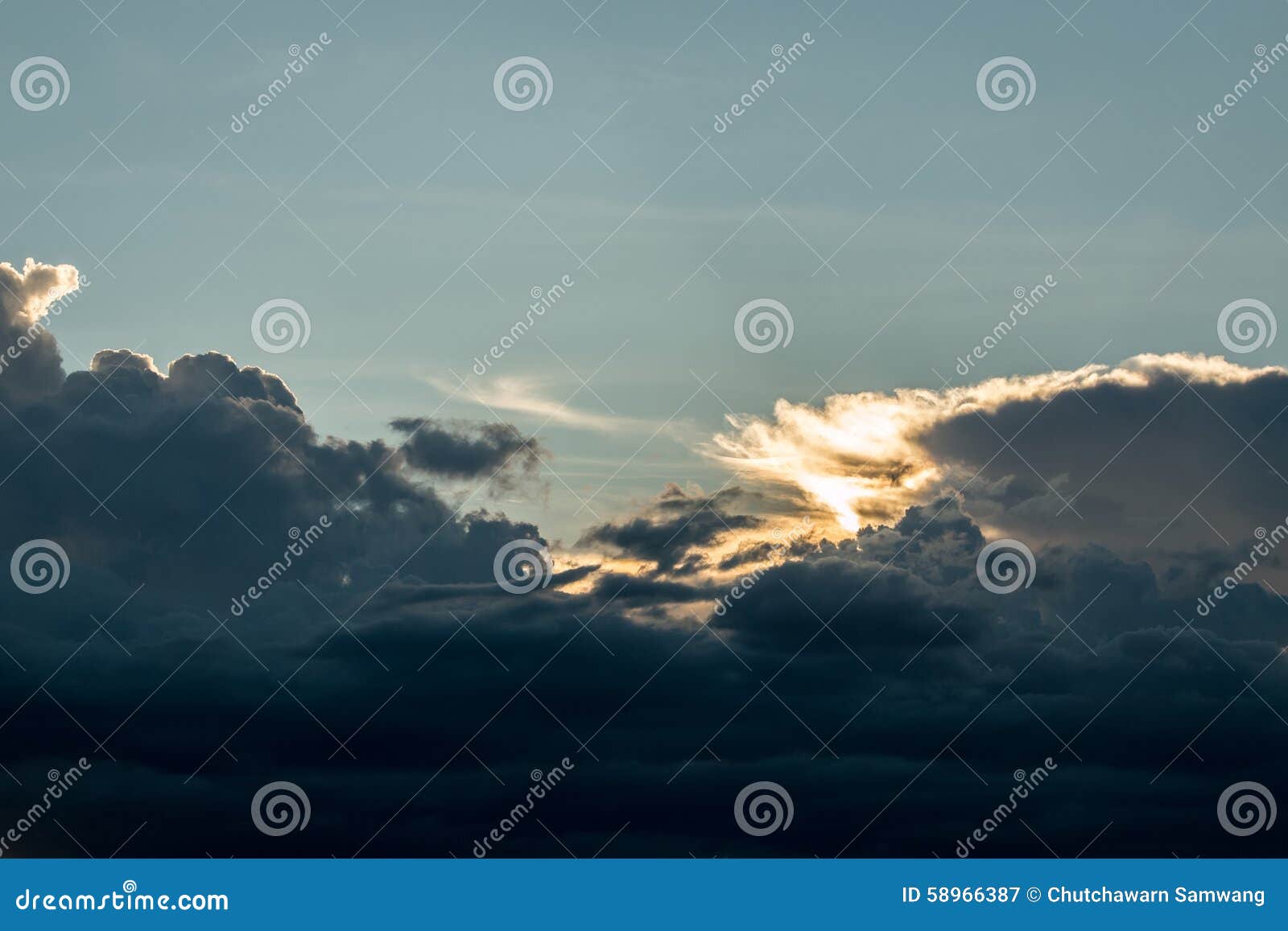 Nimbus or Rain Clouds Forming in the Sky Stock Image - Image of clouds ...