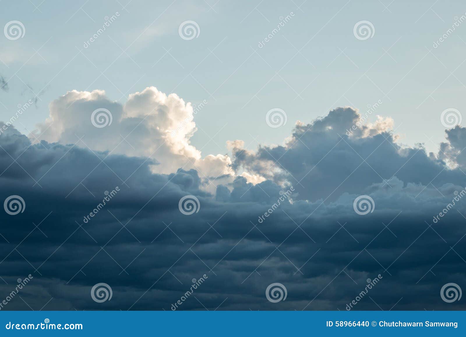 Nimbus or Rain Clouds Forming in the Sky Stock Photo - Image of ...