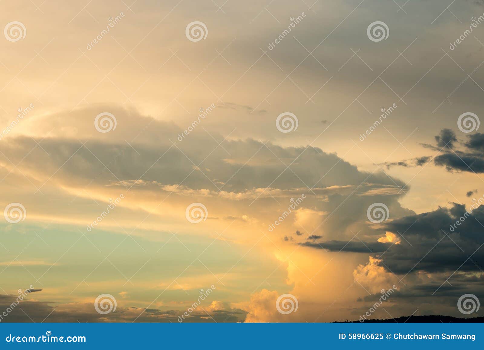Nimbus or Rain Clouds Forming in the Sky Stock Image - Image of forming ...