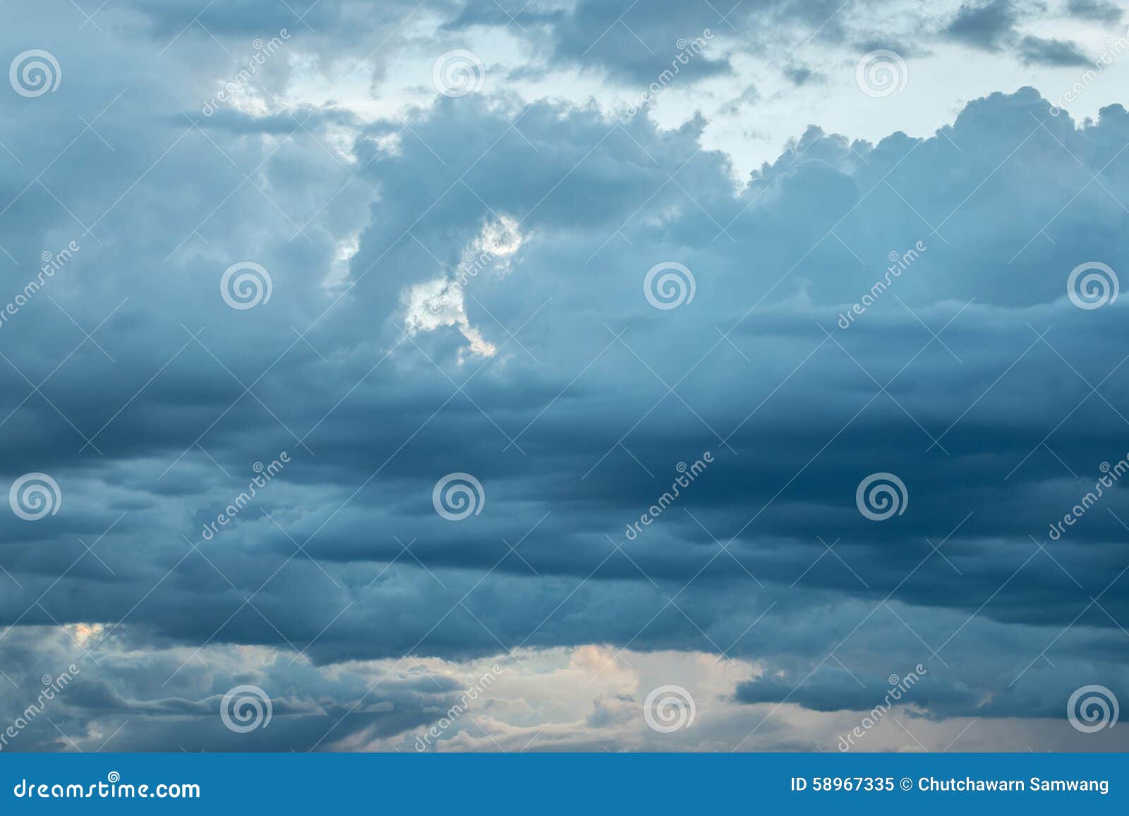 Nimbus or Rain Clouds Forming in the Sky Stock Image - Image of nimbus ...