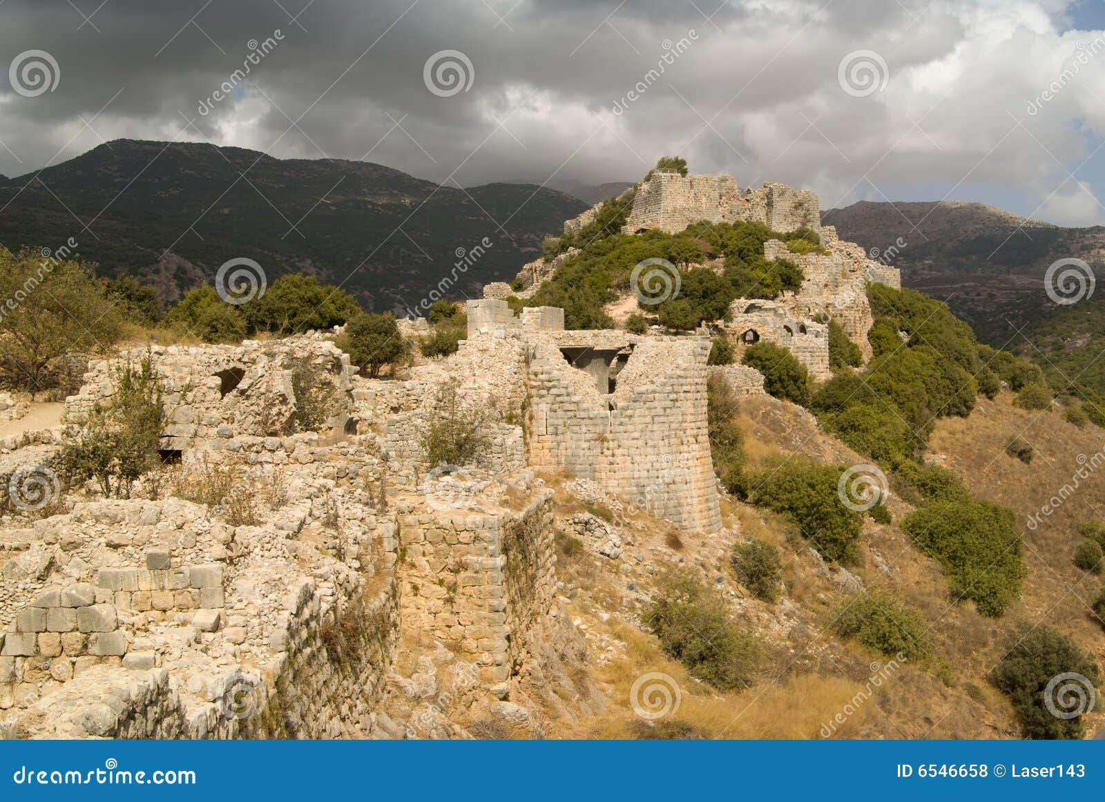 Nimrod Fortress stock photo. Image of fort, castle, nimrod - 6546658
