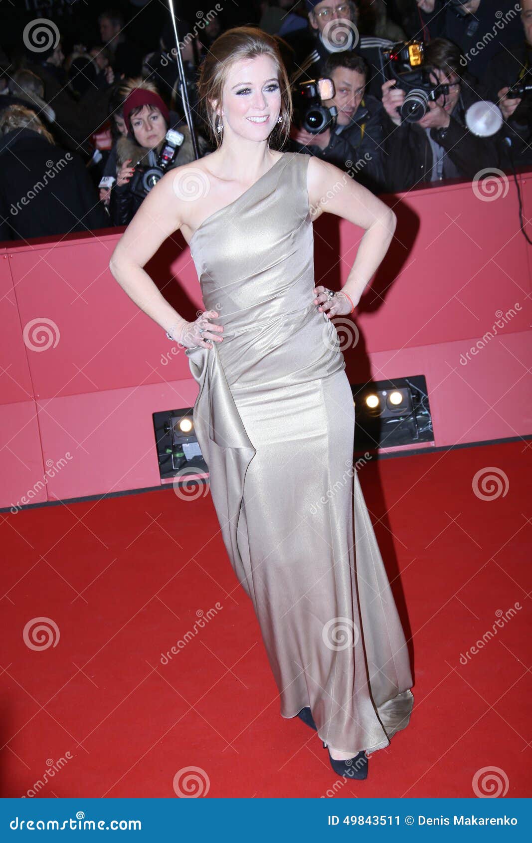 Nina Eichinger redactionele foto. Image of première, nacht - 49843511