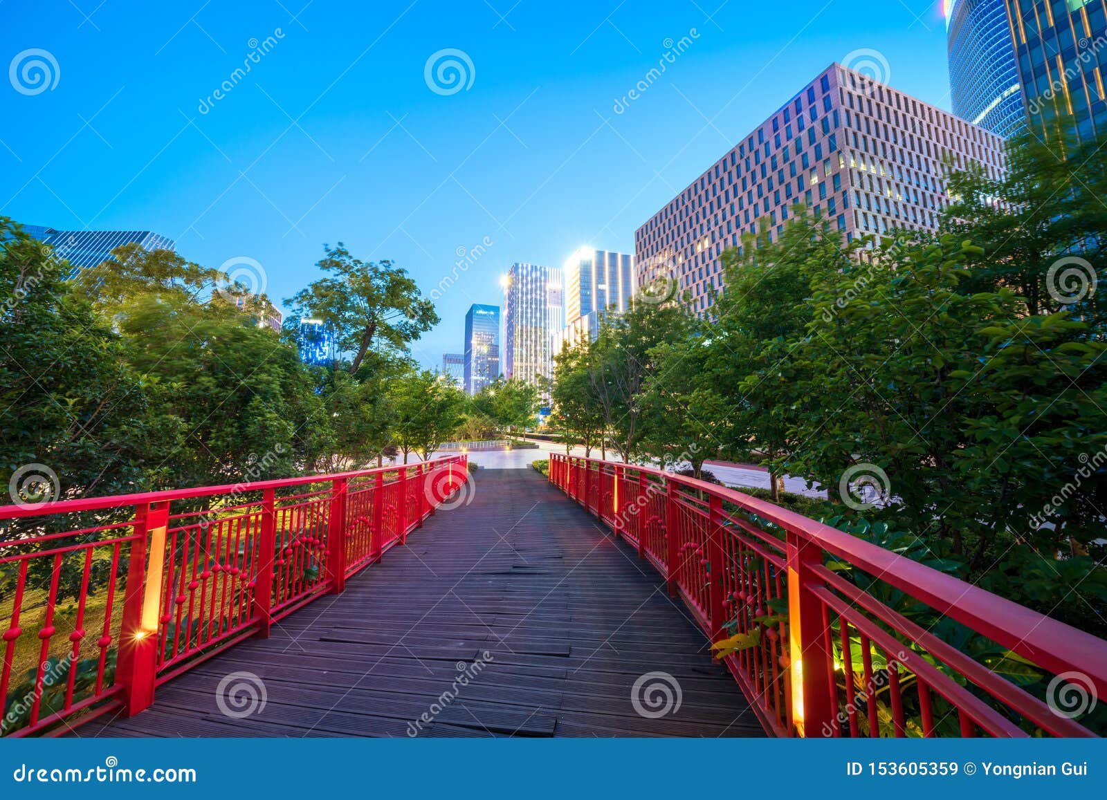 Ninbo City, China, Night View Stock Image - Image of river, district ...