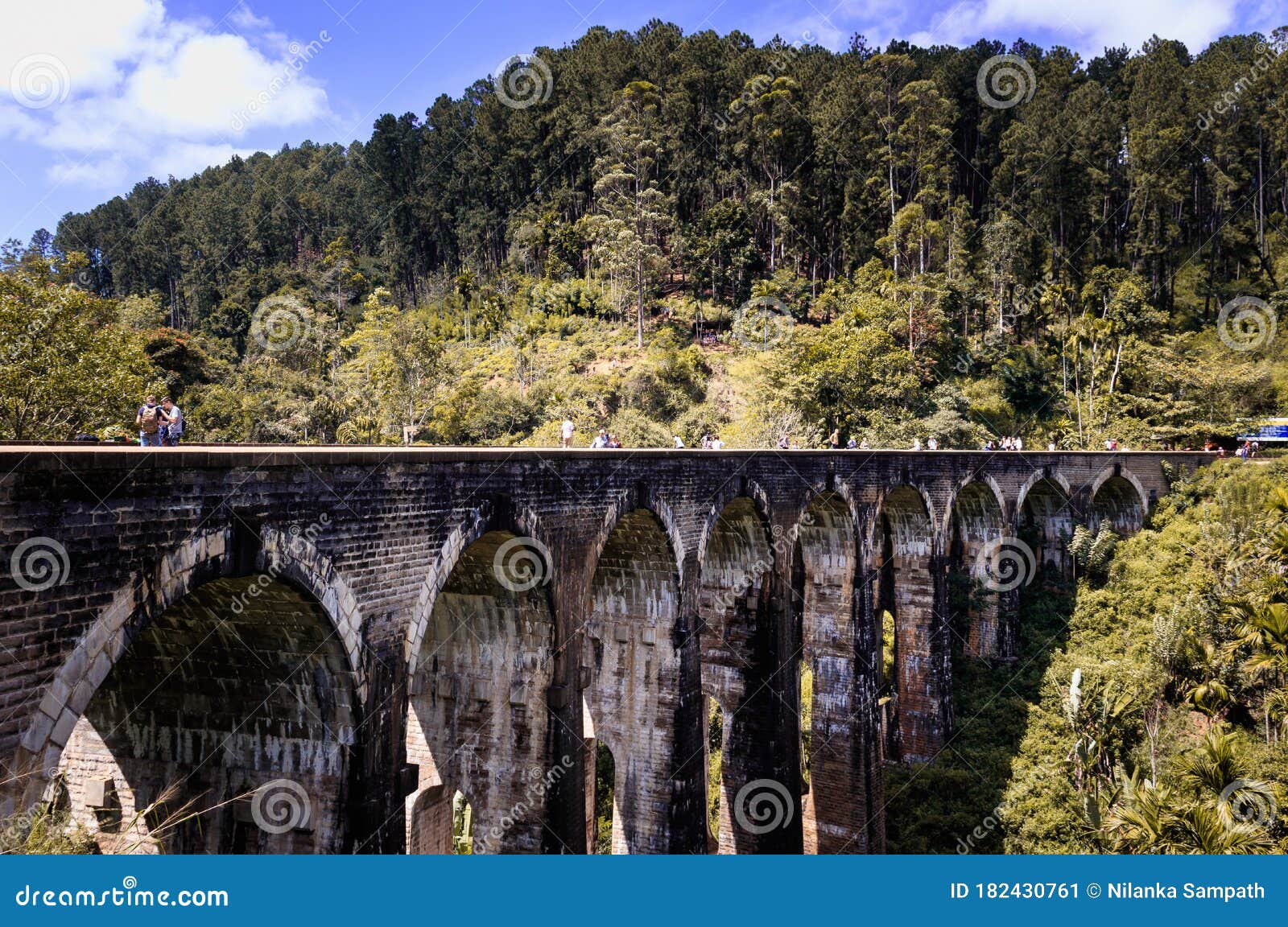 Nine arch bridge from side editorial photo. Image of lifestyle - 182430761