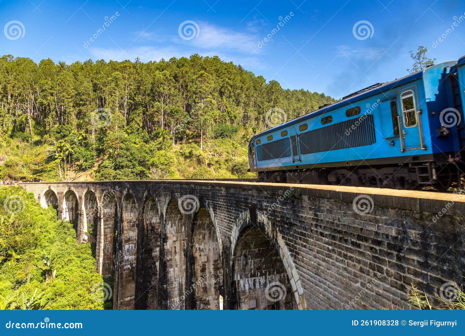 Nine Arch Bridge in Sri Lanka Stock Photo - Image of nine, hill: 261908328