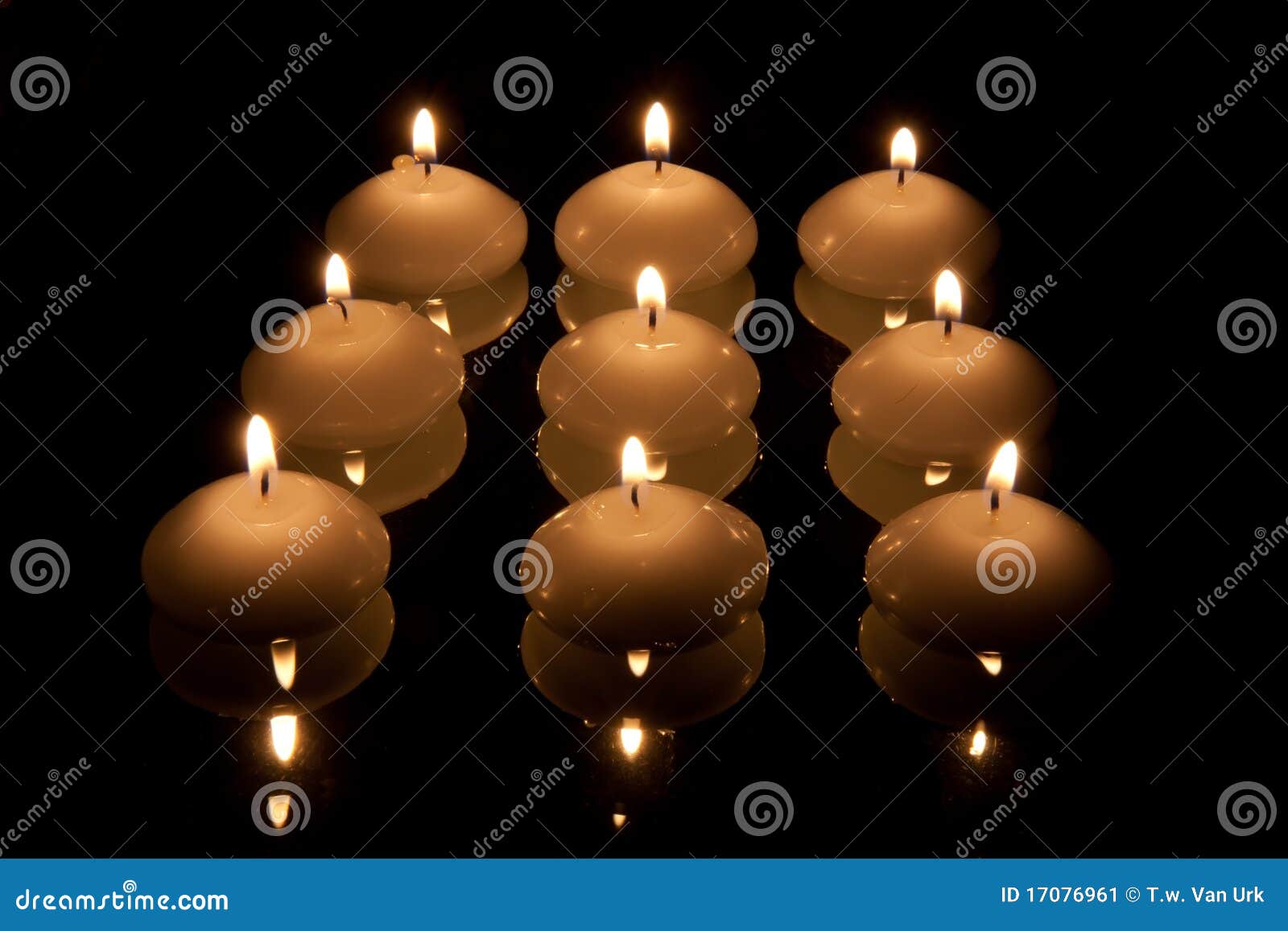 Nine candles in the dark stock image. Image of life, hope - 17076961