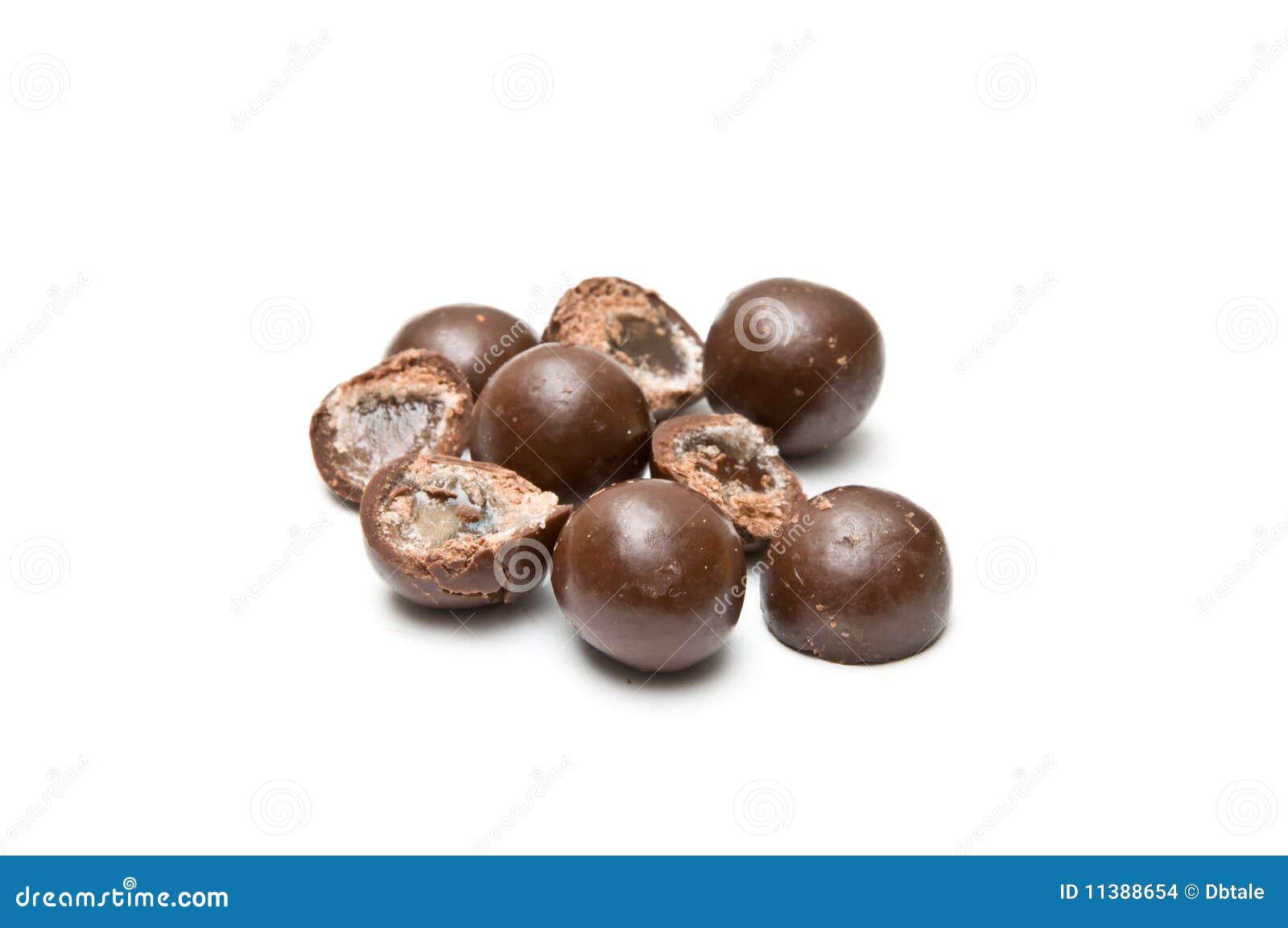 Nine chocolate balls stock photo. Image of celebration - 11388654