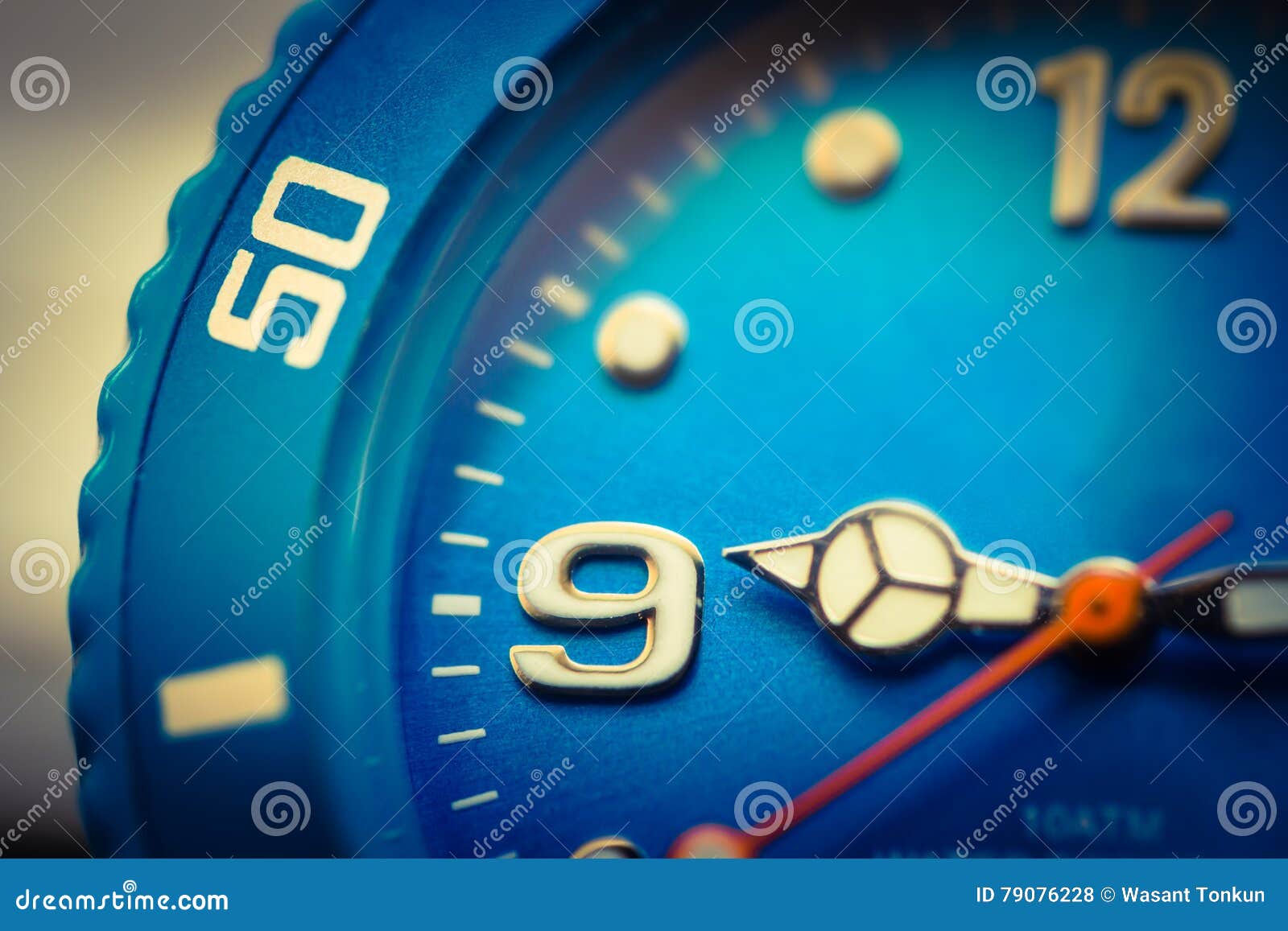 Nine of Clock stock photo. Image of analogue, insomnia - 79076228