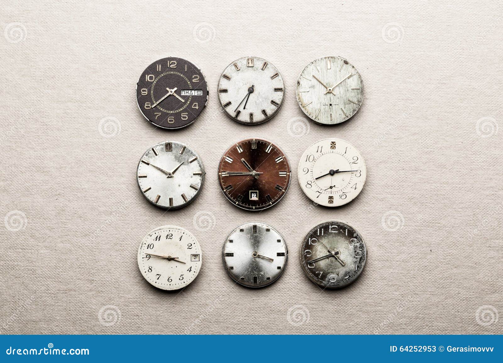 Clock With Two Dials And City Hall Lion On The Tower Of The 14th ...