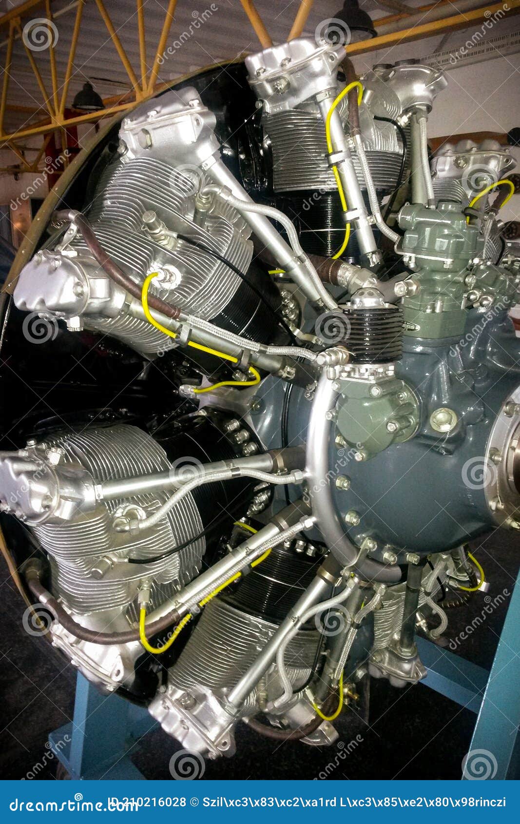 Cylinder Of A Radial Piston Engine Stock Photo | CartoonDealer.com ...