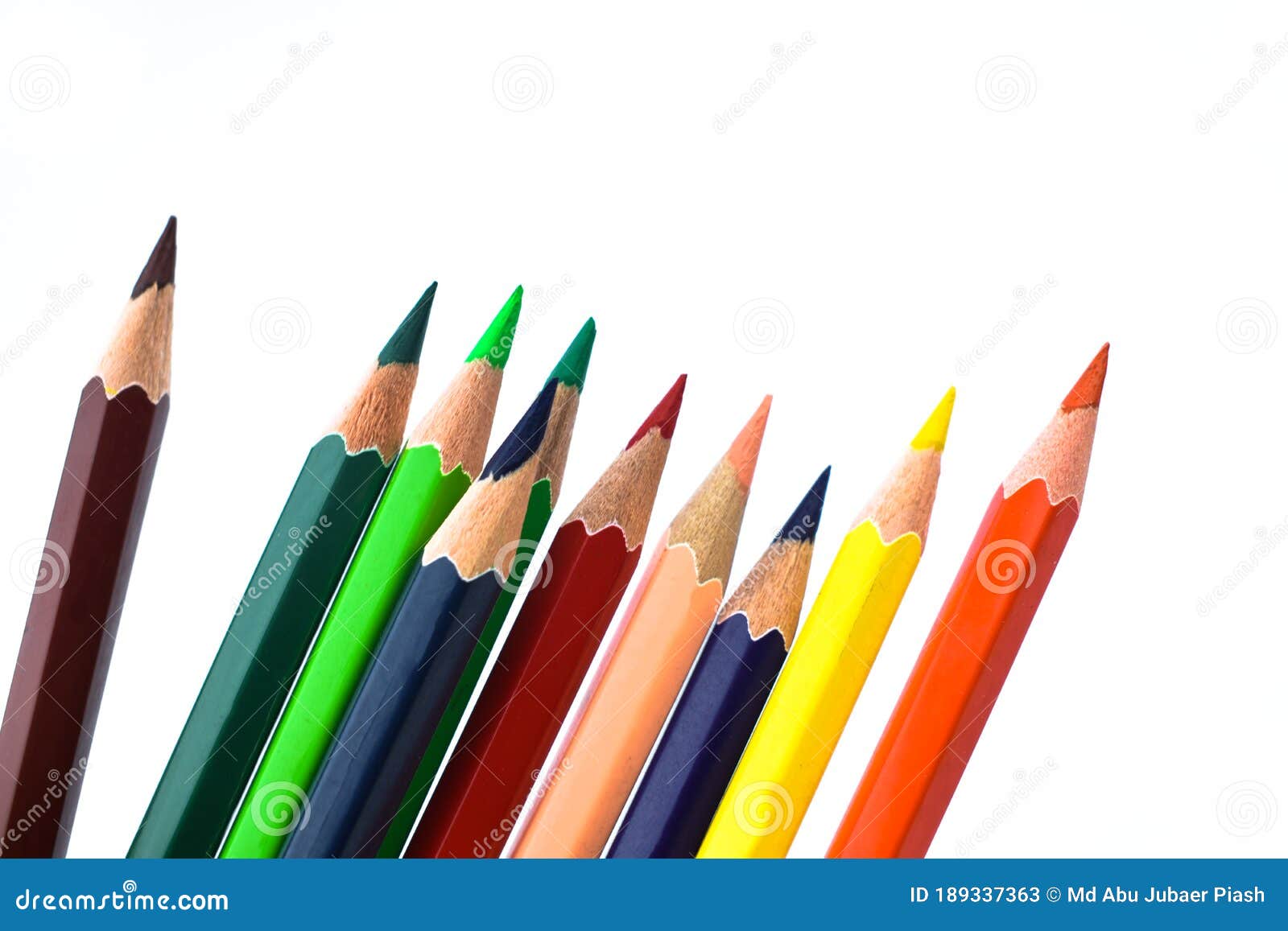 Nine Crayons White Background Stock Photos - Free & Royalty-Free Stock ...