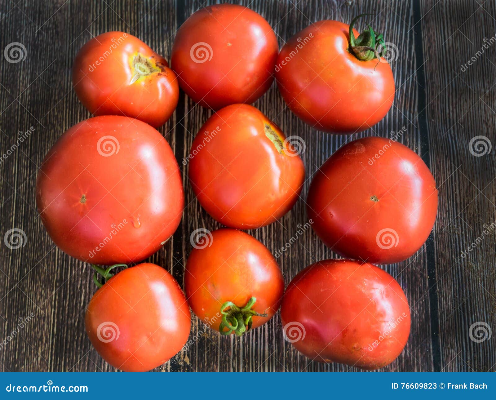 Nine fresh red tomatoes stock image. Image of tomatoes - 76609823