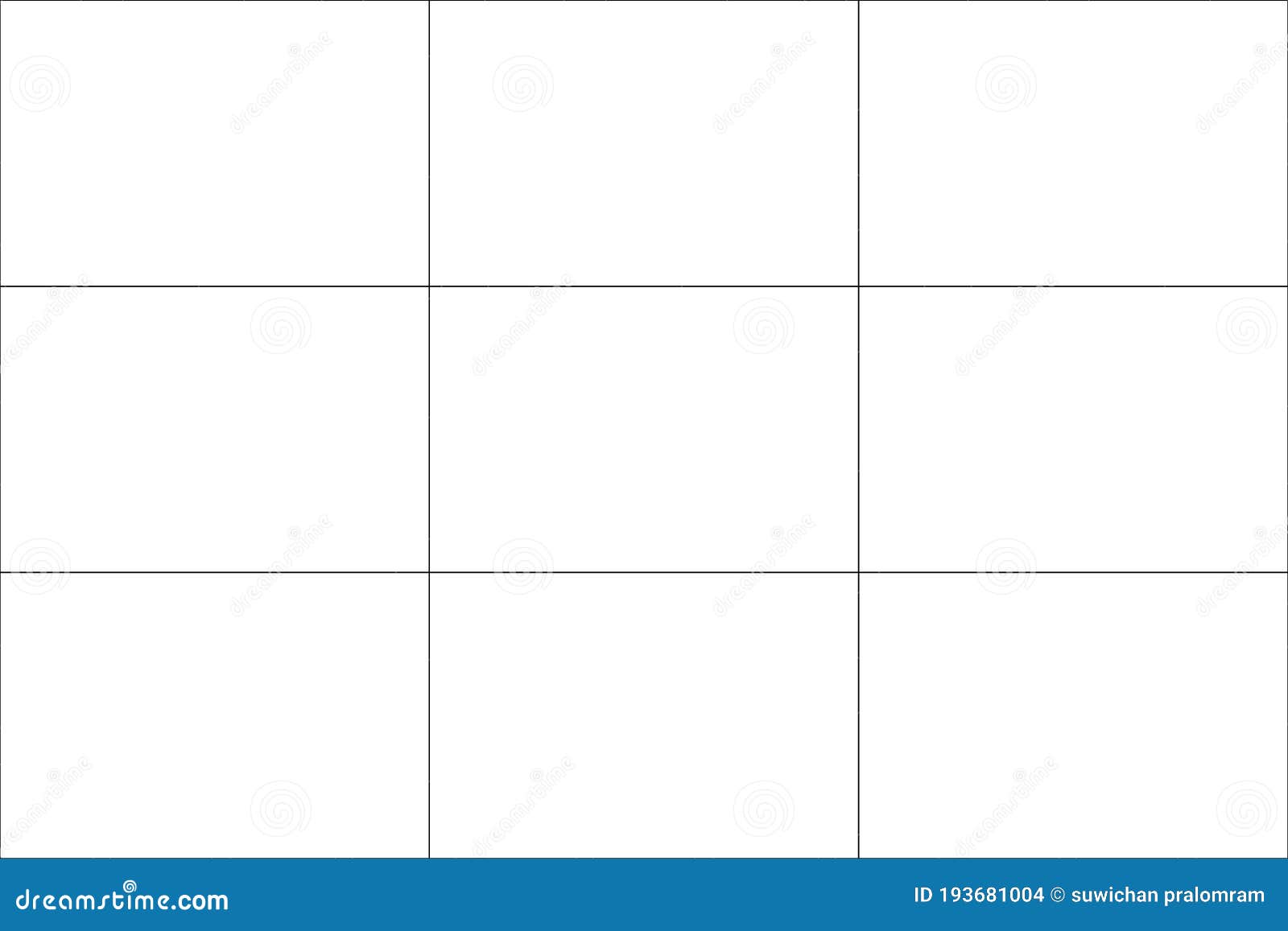 Nine Grid for Composing Photographs Stock Photo - Image of chanel ...