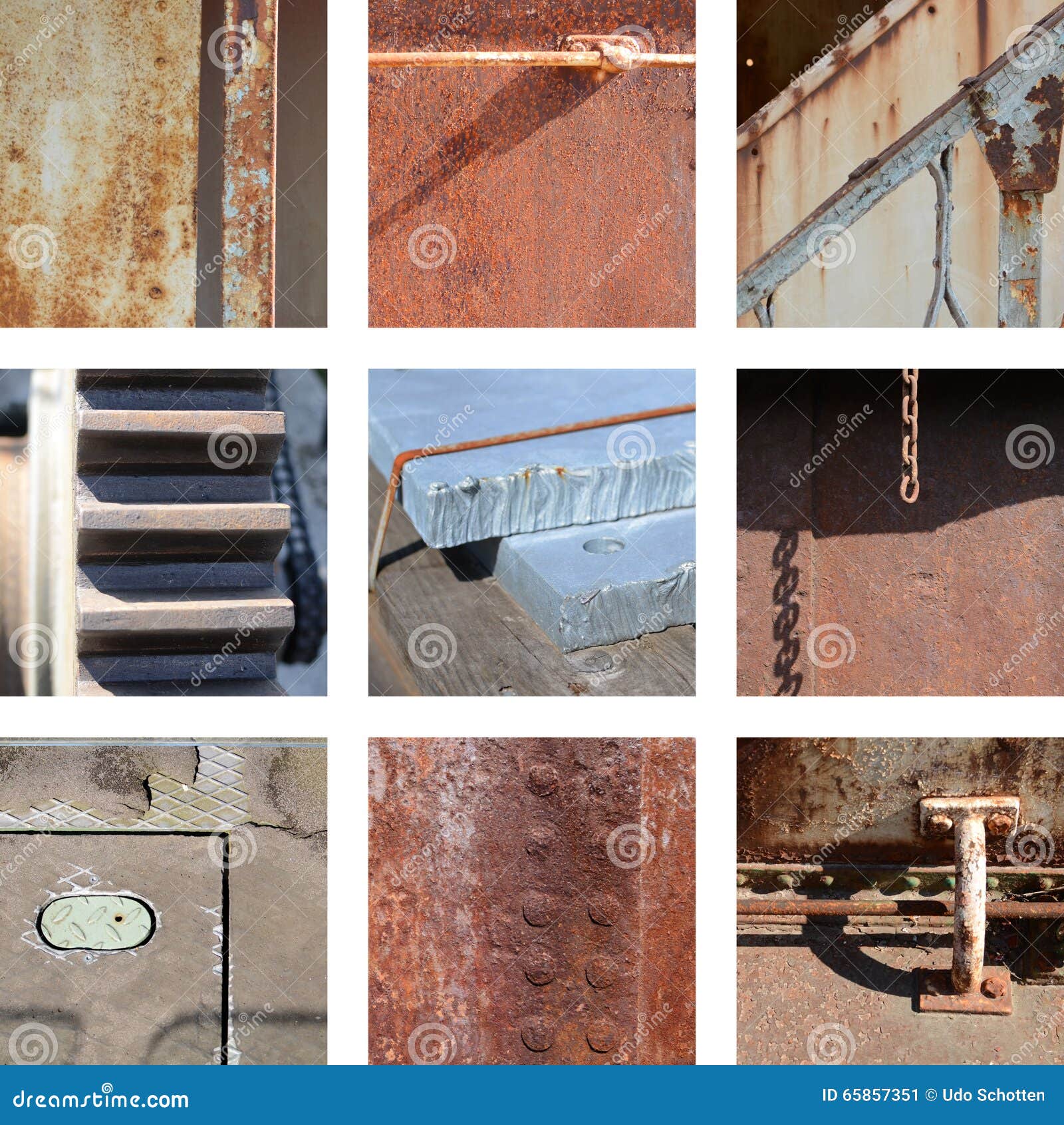 Nine Images of Rusty Structures Stock Image - Image of copper, design ...