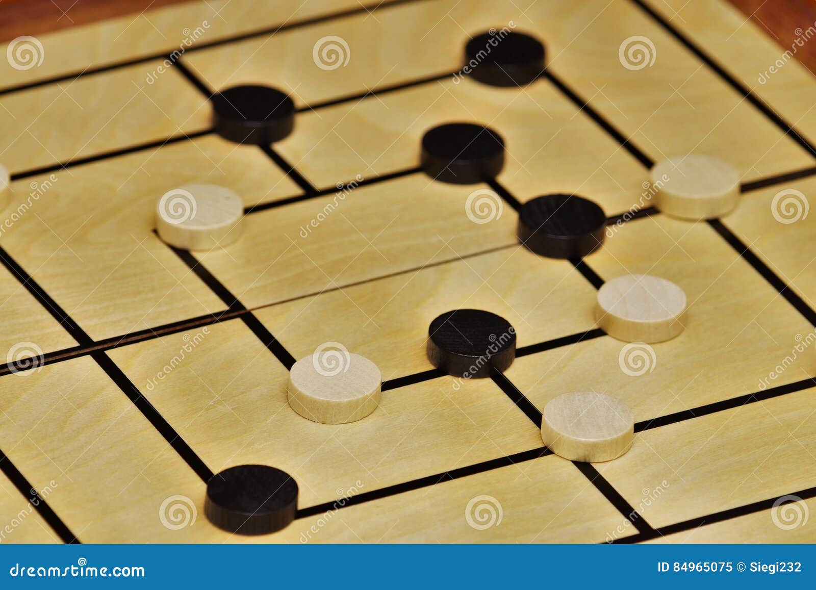 Nine Men`s Morris stock image. Image of gaming, parts - 84965075