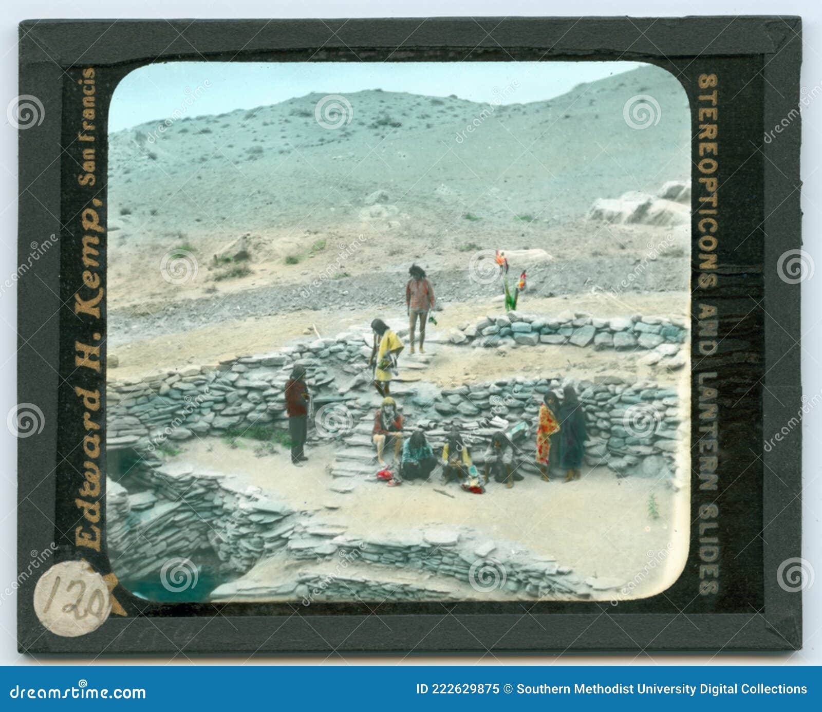 [Nine Native Americans In The Desert] Picture. Image: 222629875