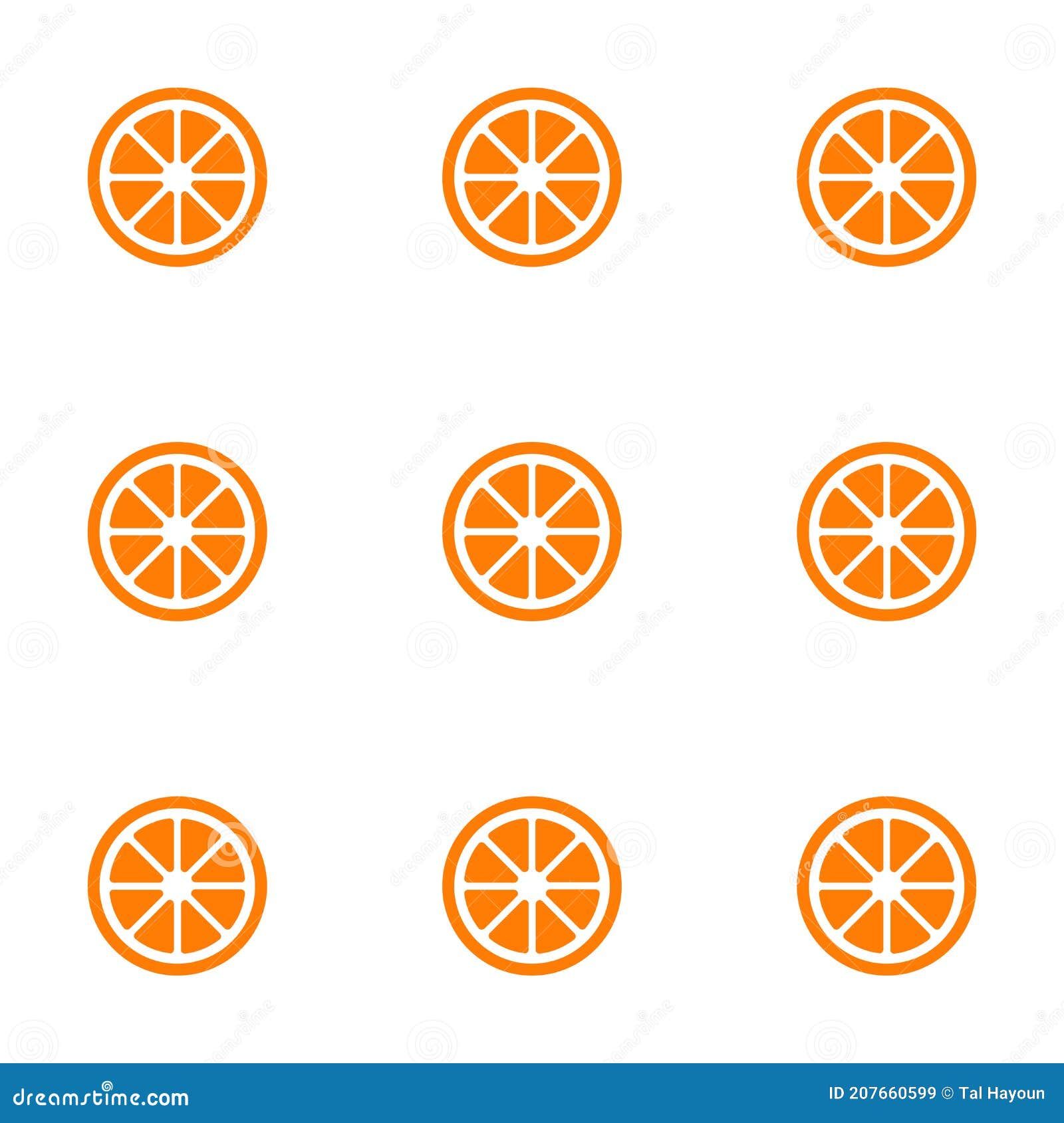 Oranges - Orange Fruit Minimalist Background Pattern Stock Image ...