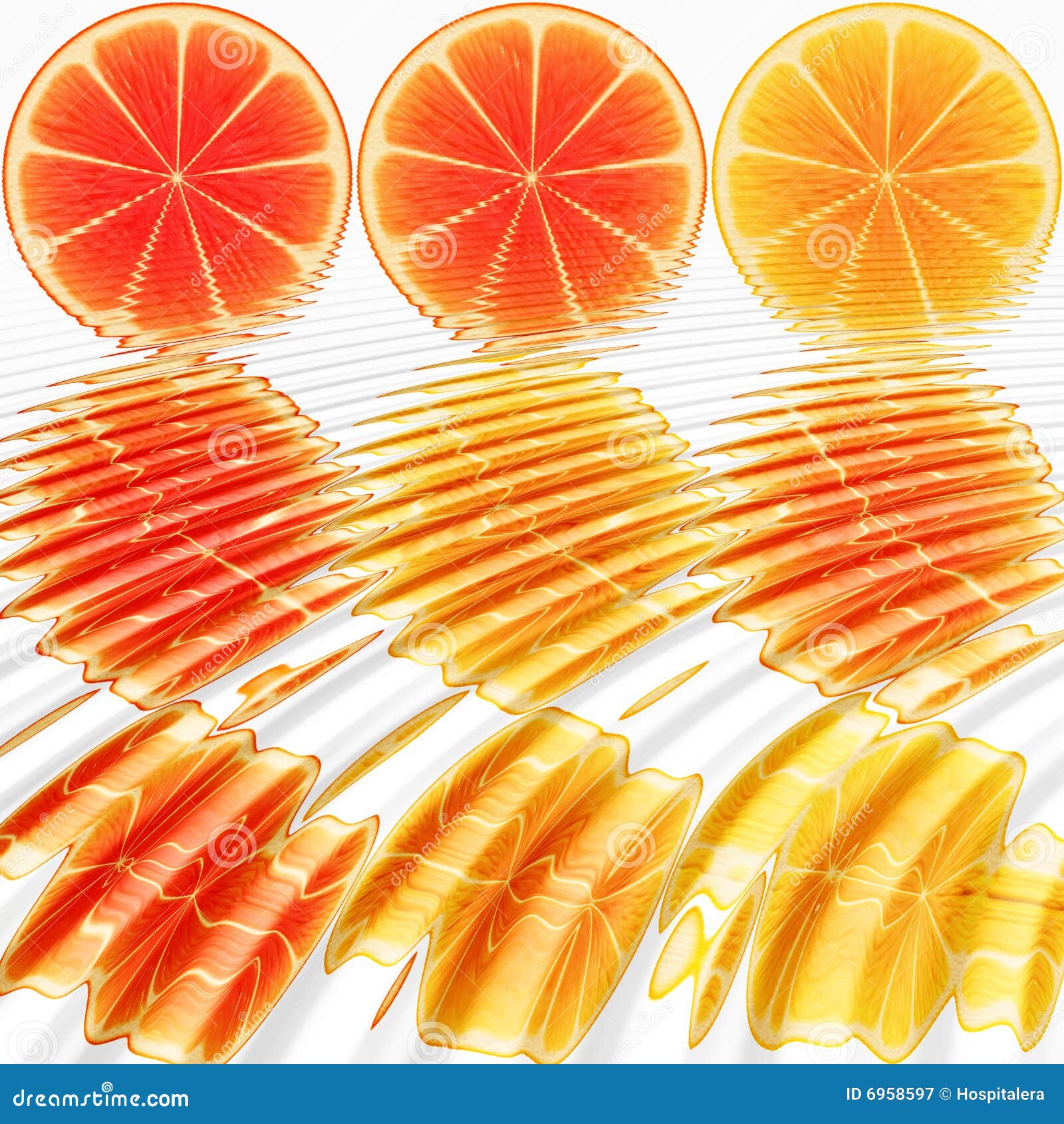 Nine oranges ripples stock illustration. Illustration of circles - 6958597
