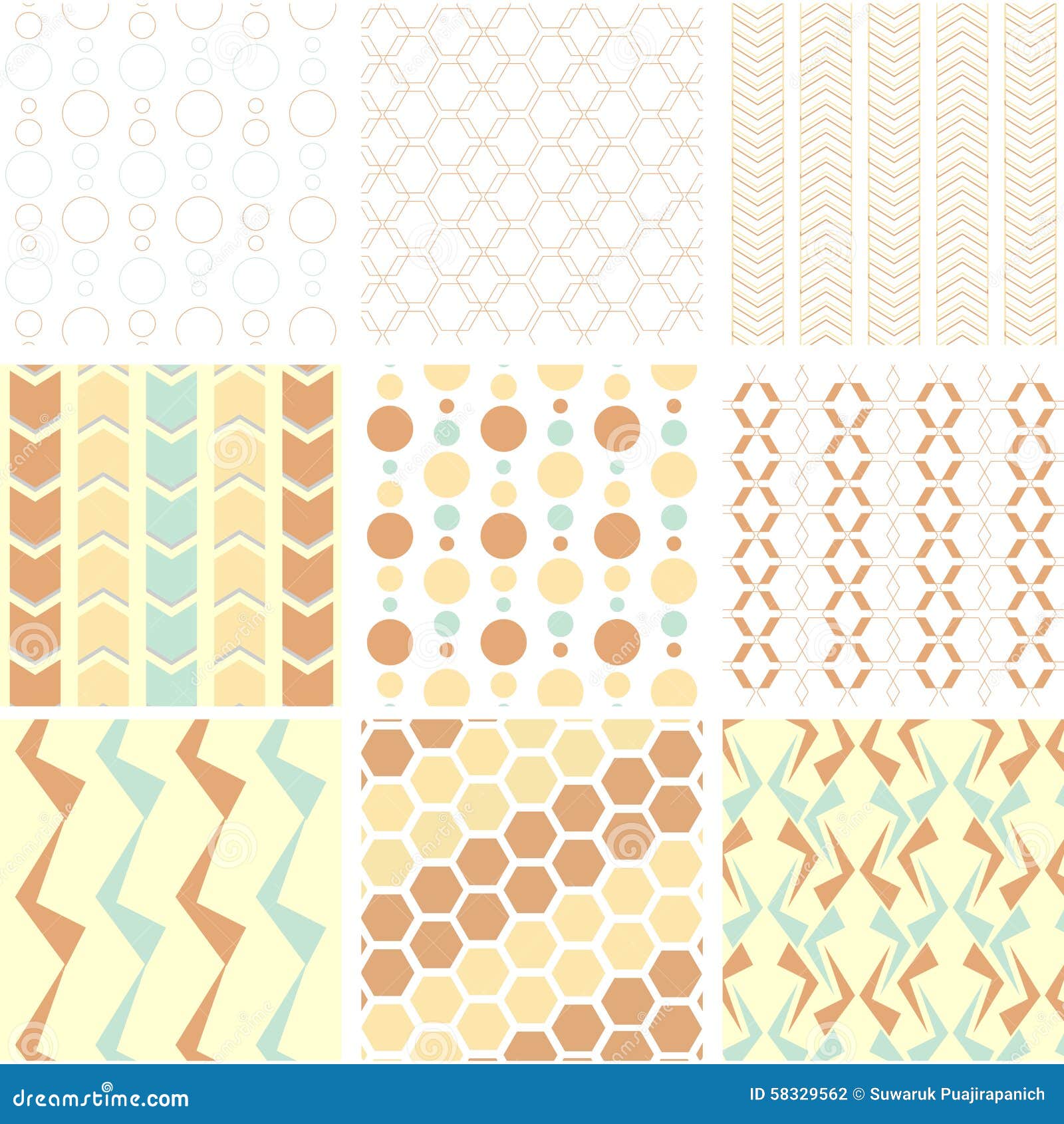 Nine pattern style stock vector. Illustration of blanket - 58329562