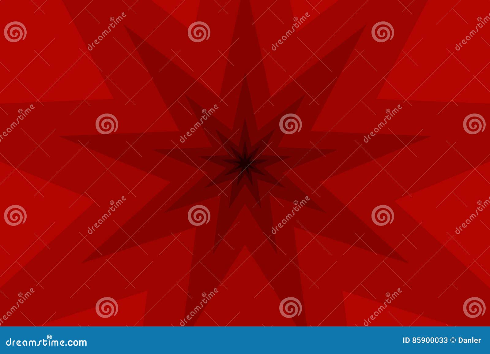 Nine-pointed Star With Text And An All Seeing Eye In The Middle, Black ...