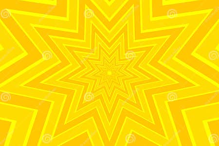 Nine Pointed Star Yellow Abstract Vector Background Stock Vector ...