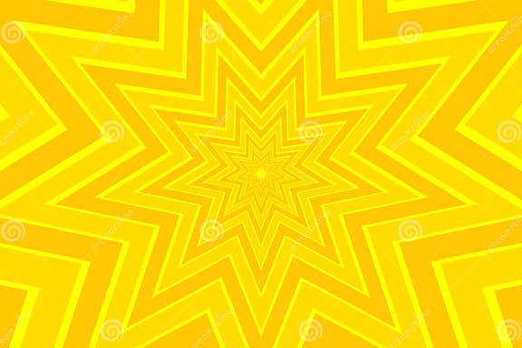 Nine Pointed Star Yellow Abstract Vector Background Stock Vector ...