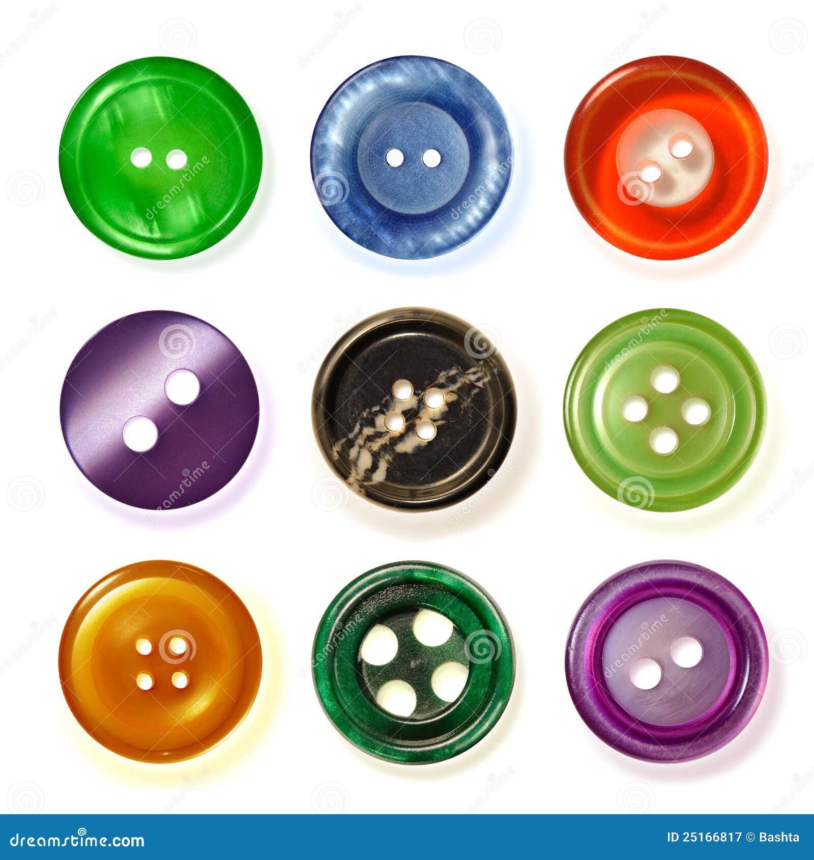 Nine sewing buttons. stock image. Image of colorful, bright - 25166817