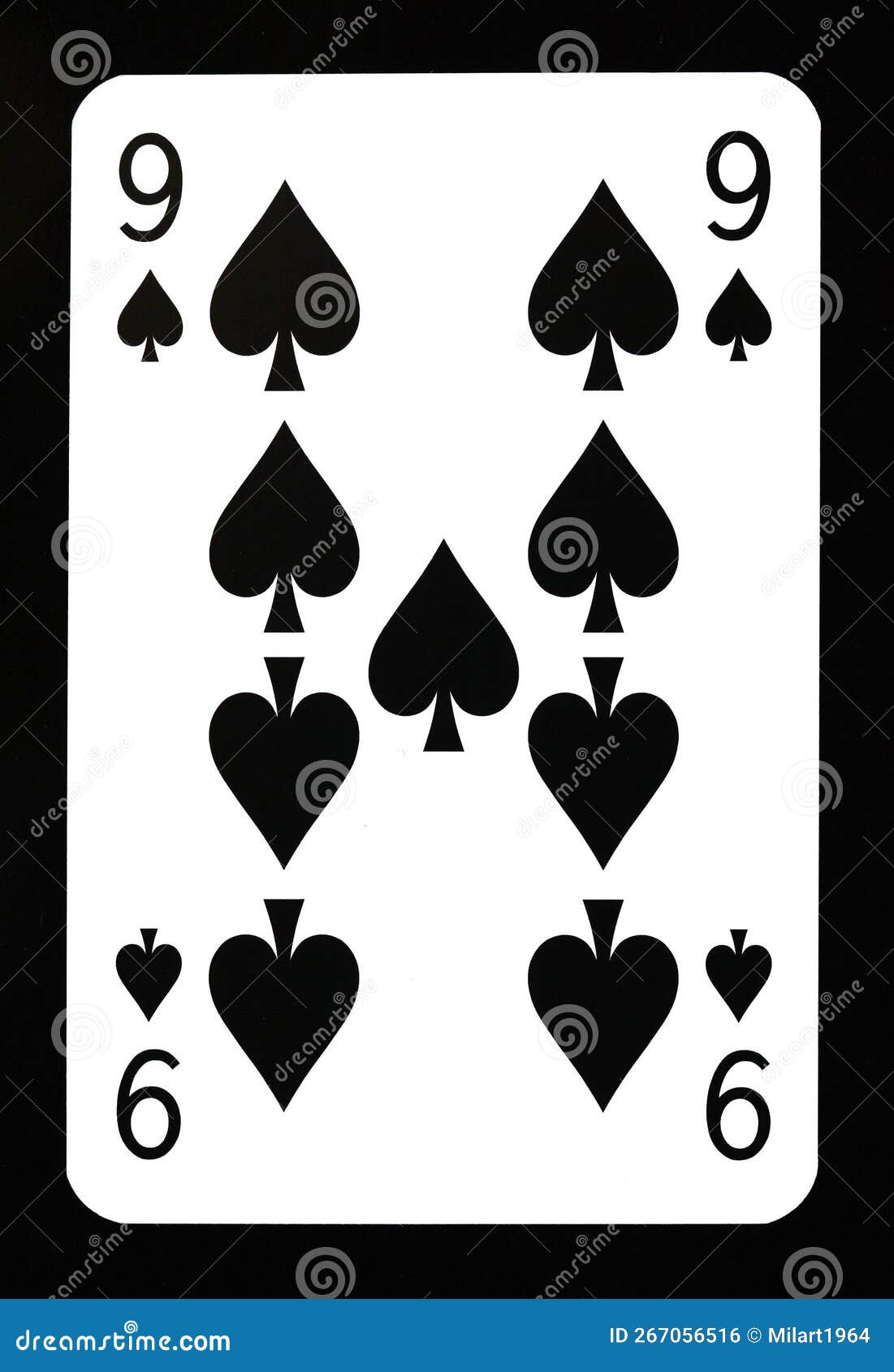 Nine Of Spades Playing Card Stock Photography | CartoonDealer.com ...