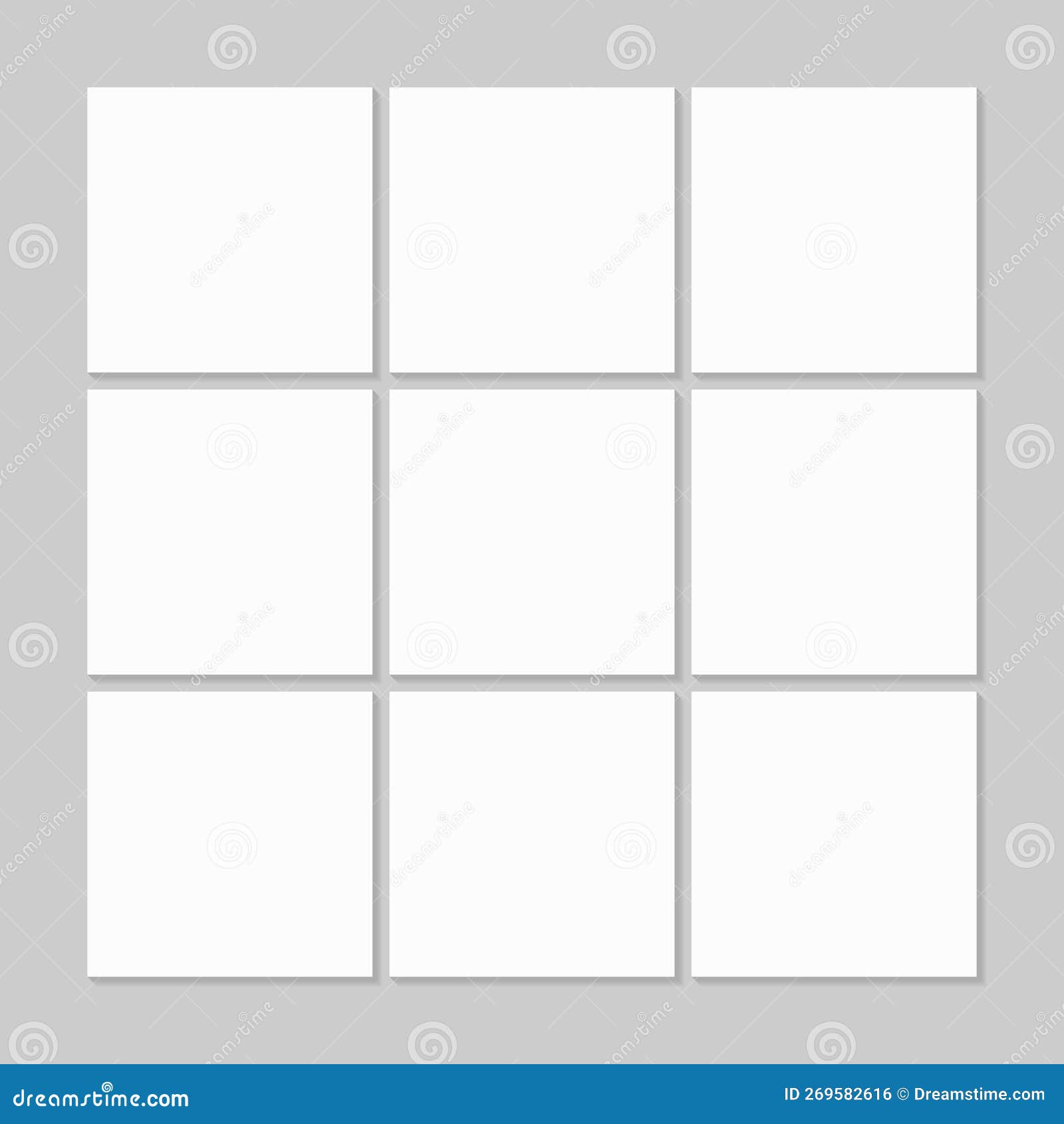 Nine Blank Business Diagram Bullet Liet Illustration | CartoonDealer ...