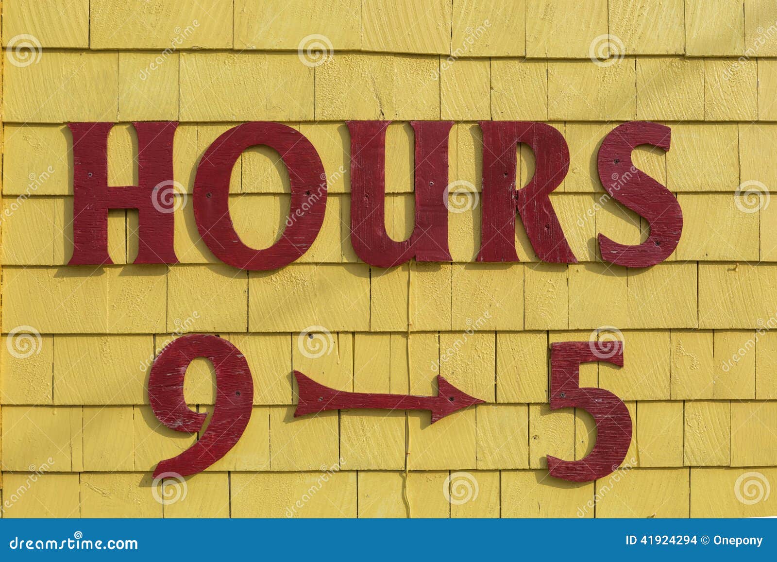 Nine to Five stock photo. Image of wooden, business, wood - 41924294