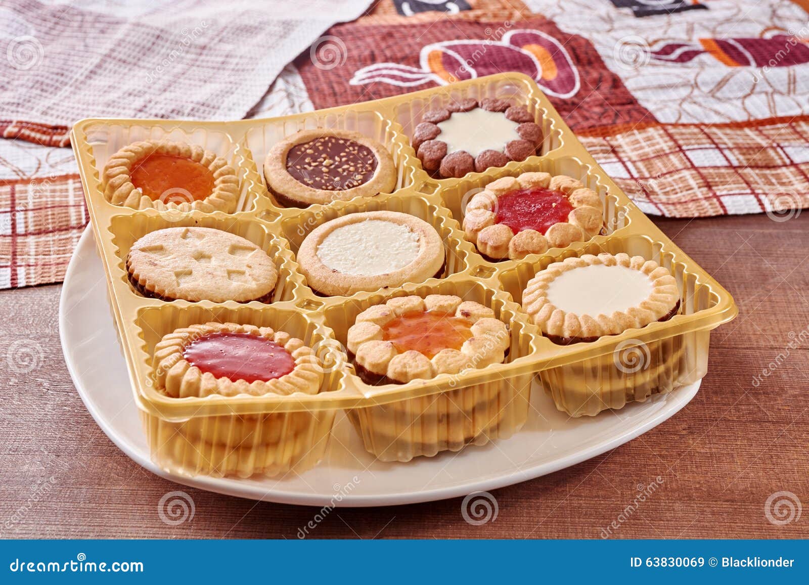 Nine types of cookies stock image. Image of breakfast - 63830069