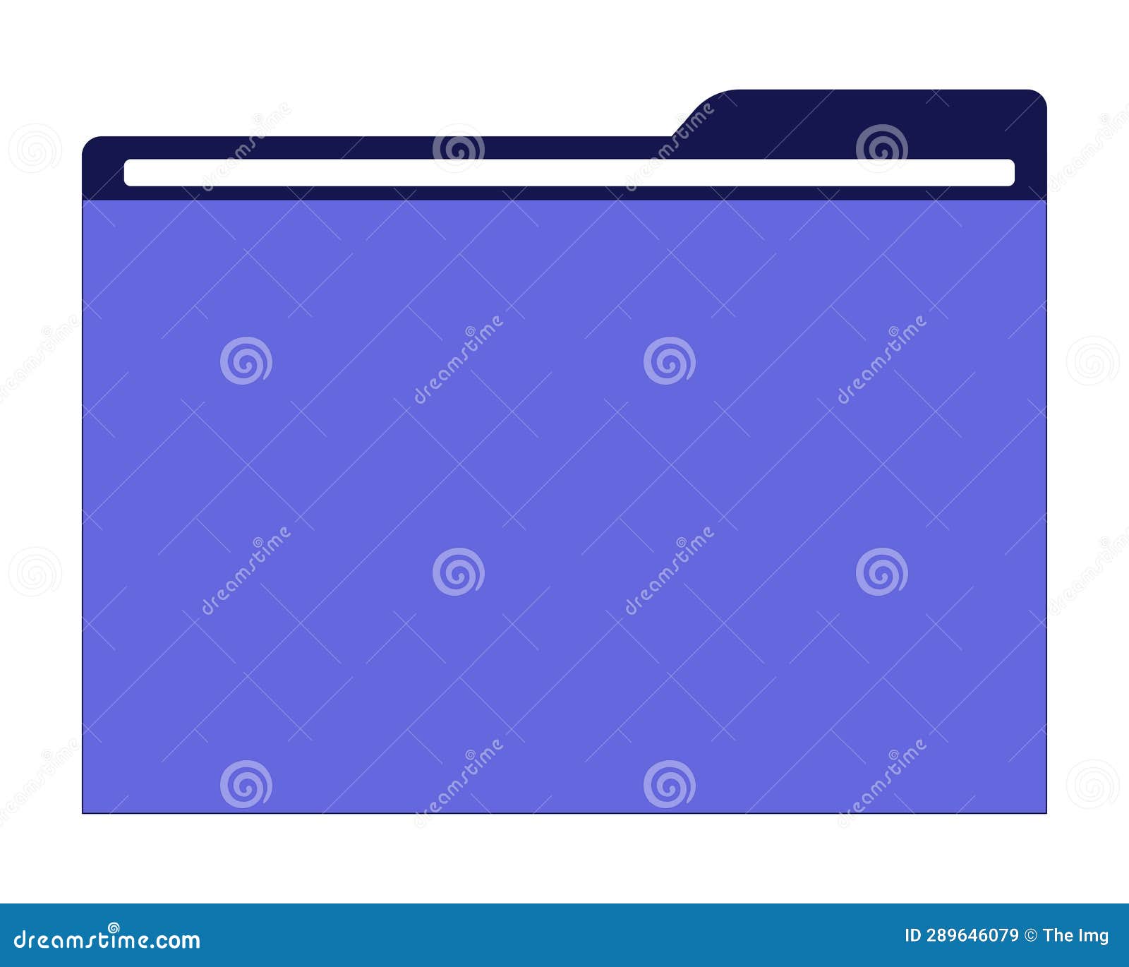 Nineties File Folder Flat Line Color Isolated Vector Object Stock ...