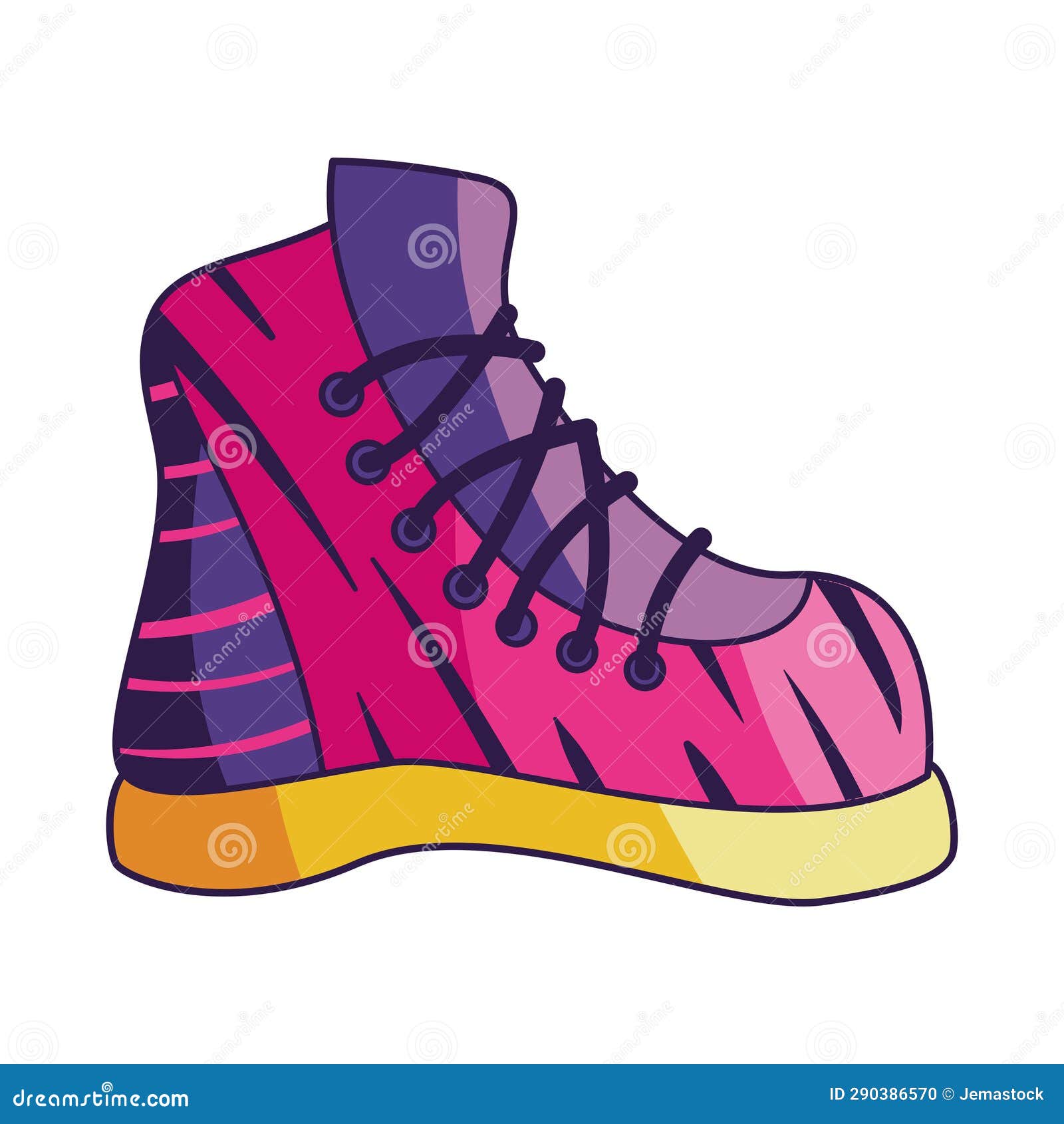 Old Style Boot With Spurs. EPS8 Vector | CartoonDealer.com #70392924