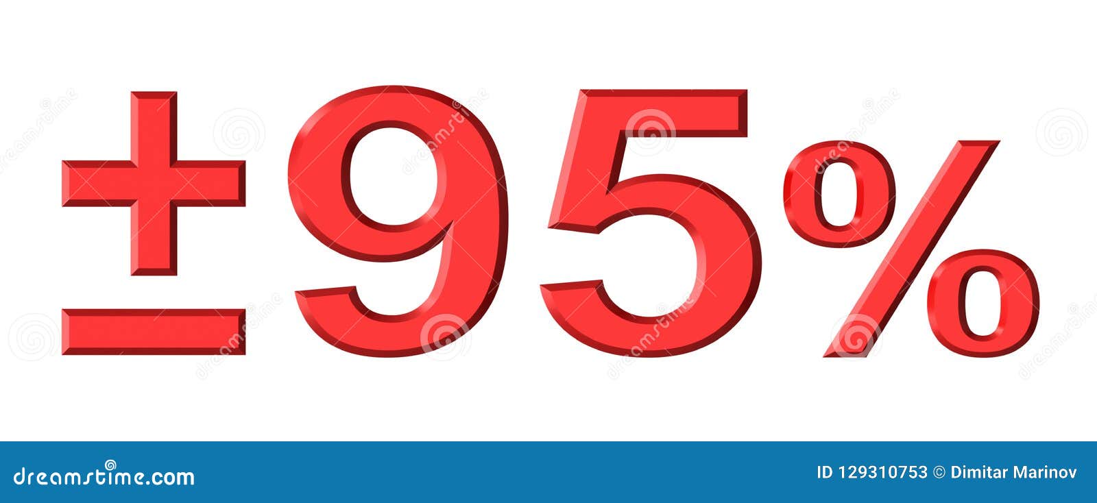 Ninety Five Loved Ized For Universal Use Stock Photo | CartoonDealer ...