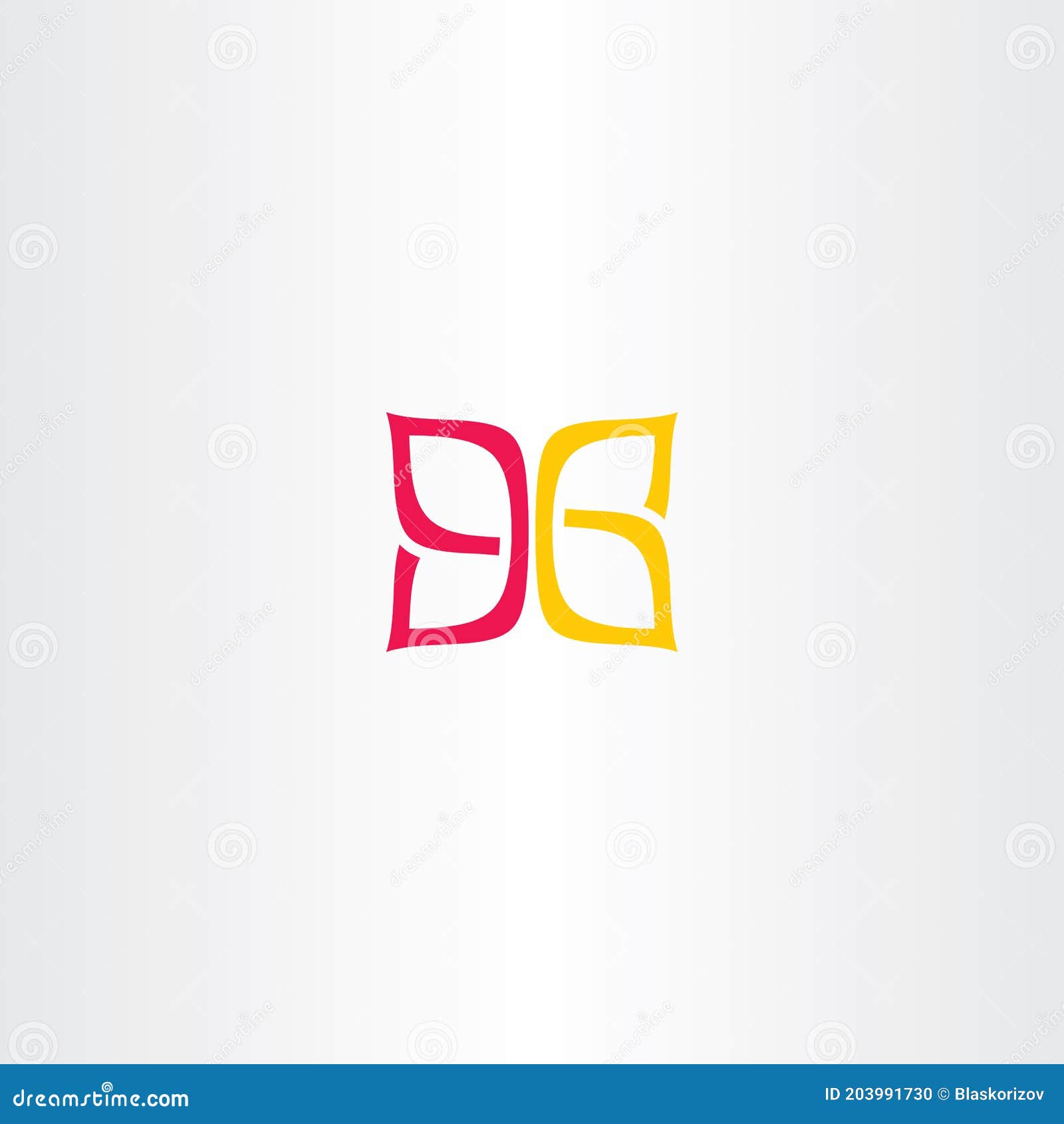 Ninety Six 96 Number 9 and 6 Logo Vector Icon Stock Vector ...
