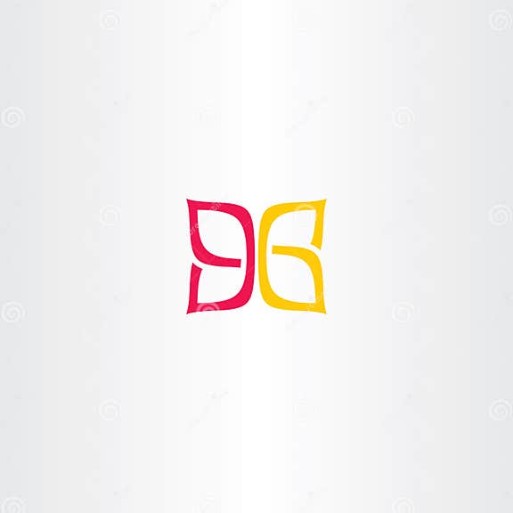 Ninety Six 96 Number 9 and 6 Logo Vector Icon Stock Vector ...