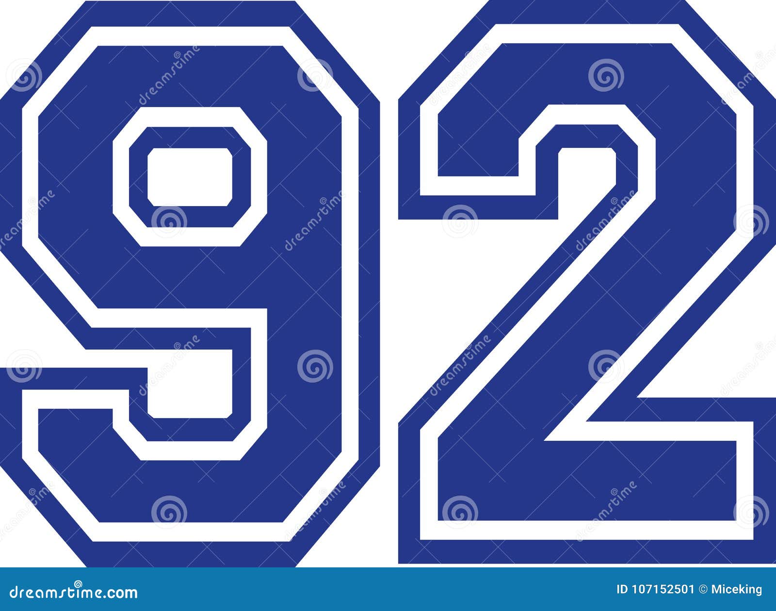 92 Stock Illustrations – 1,162 92 Stock Illustrations, Vectors ...