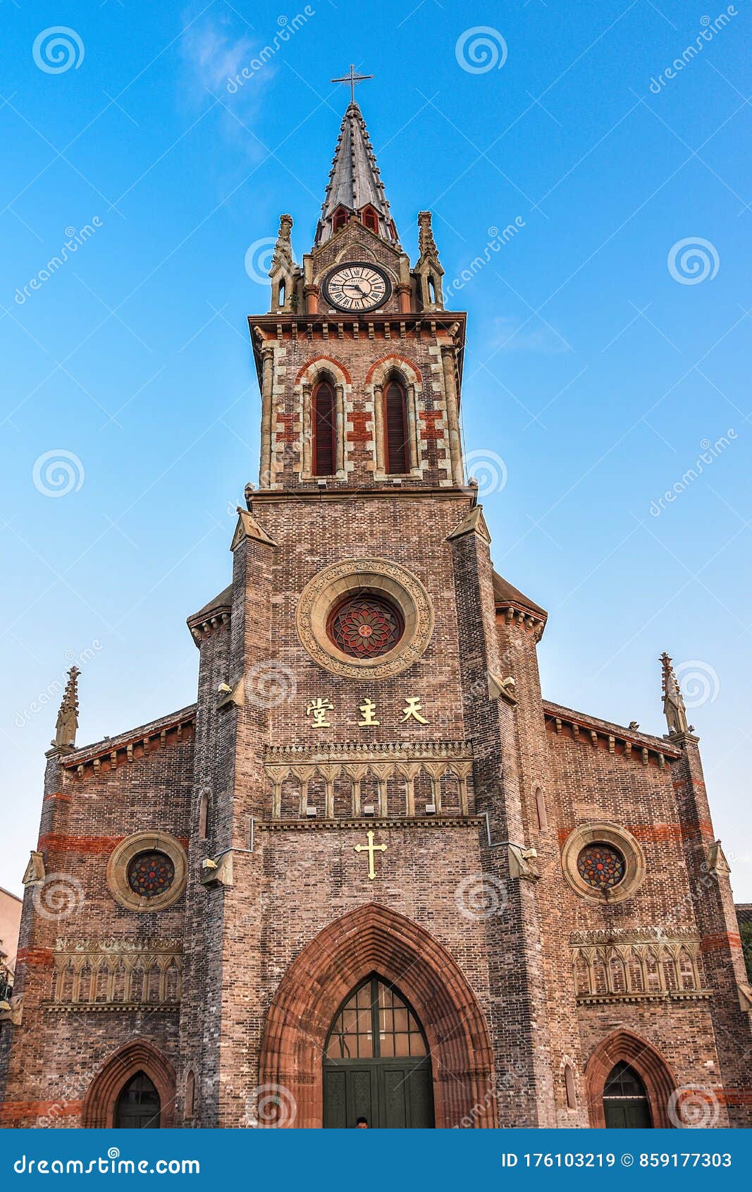Ningbo Catholic Church stock image. Image of pray, ningbo - 176103219