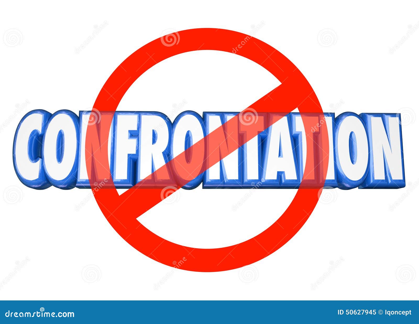 Ninguna confrontación stock de ilustración. Ilustración de rival - 50627945