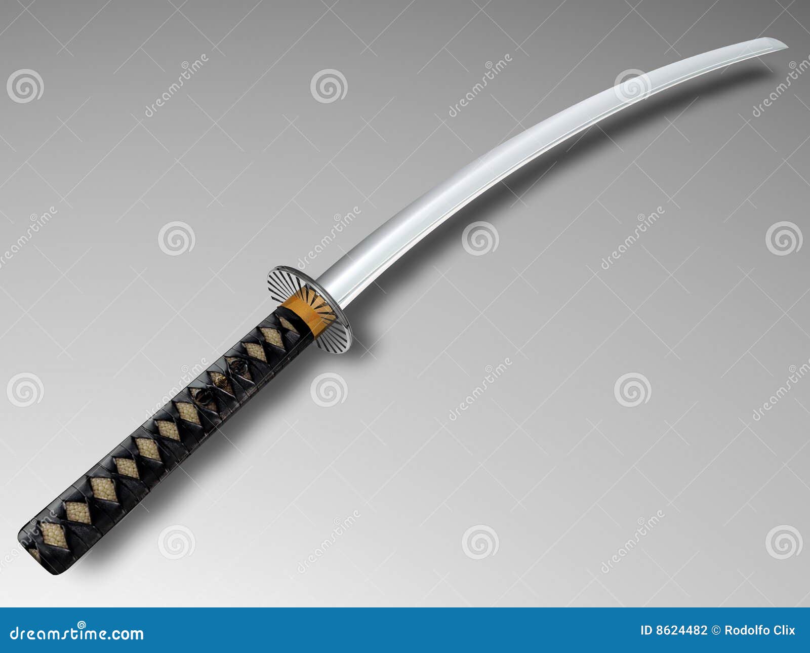 Ninja stock illustration. Illustration of longsword, curved - 8624482