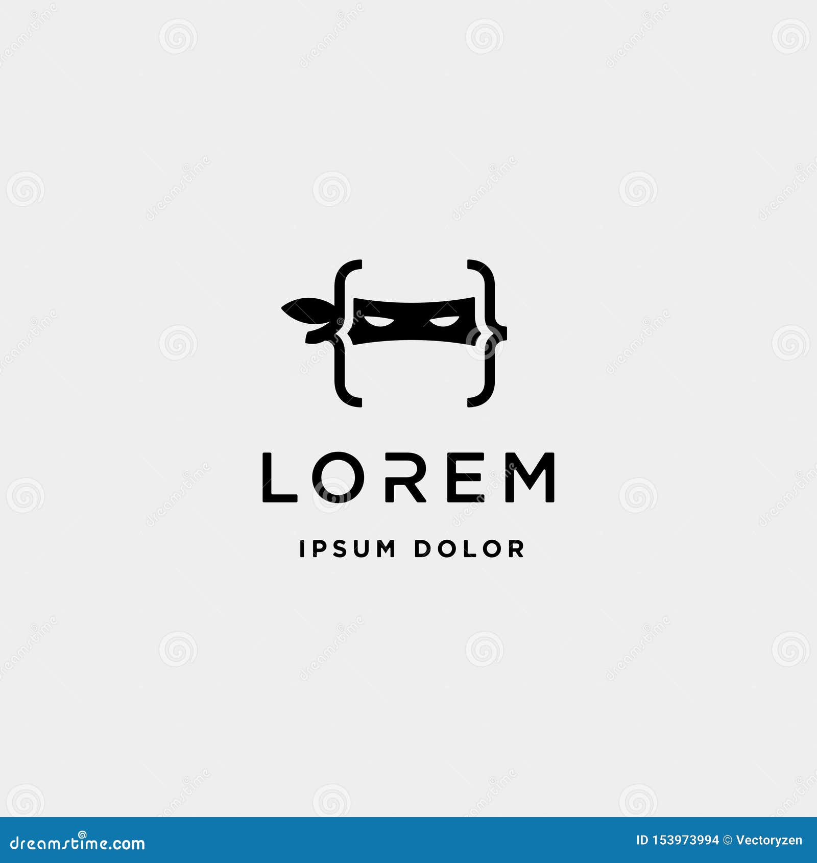 Ninja Code Logo Design Vector Programmer Symbol Stock Vector ...