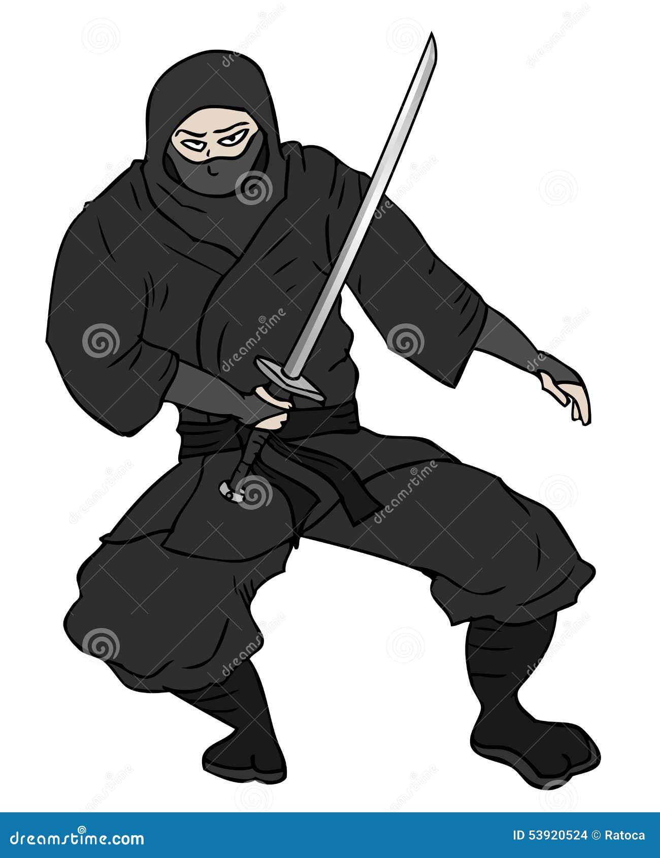 Ninja design stock vector. Illustration of martial, culture - 53920524