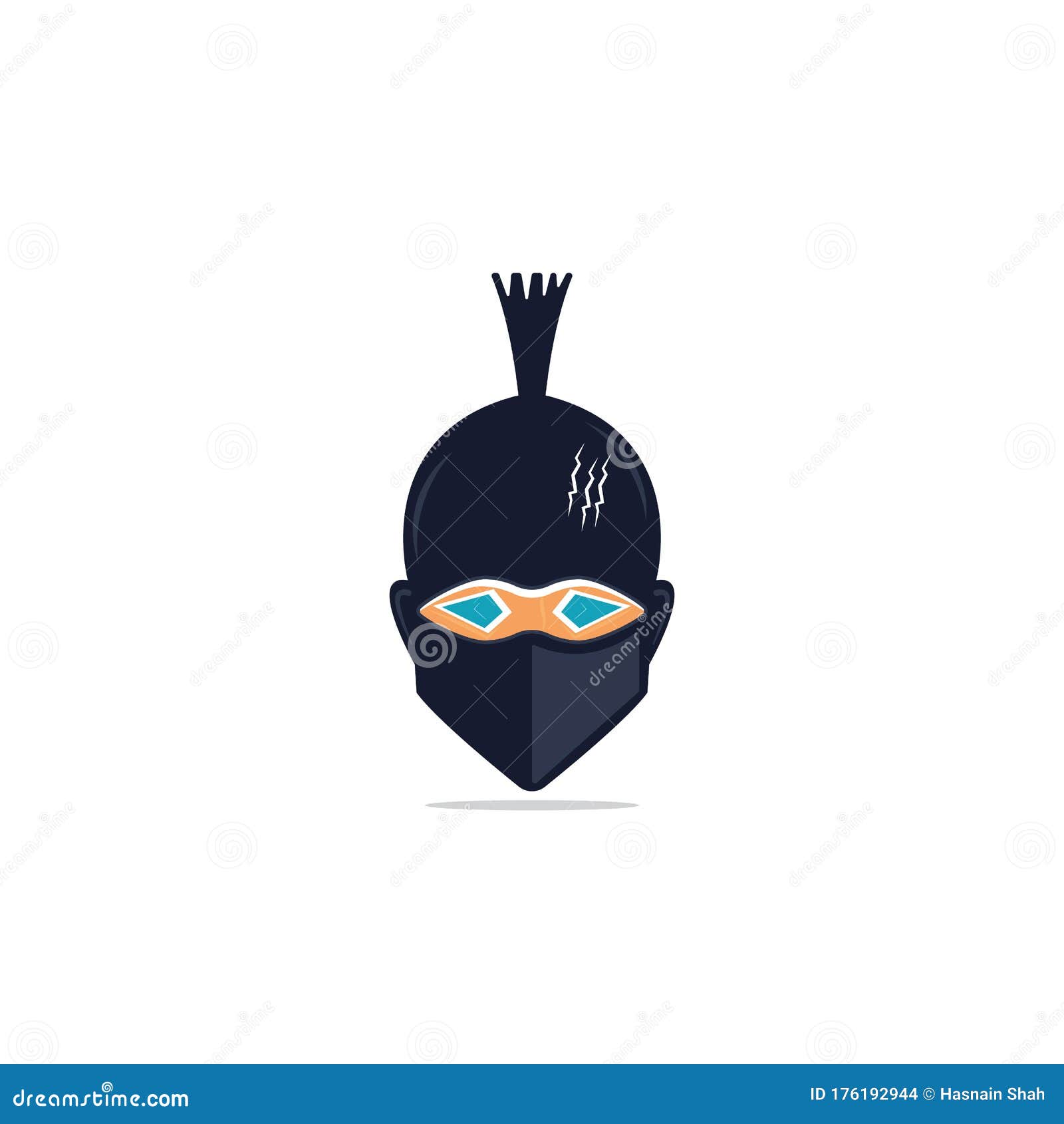 Ninja Gaming Mascot Design. Vector Illustration | CartoonDealer.com ...