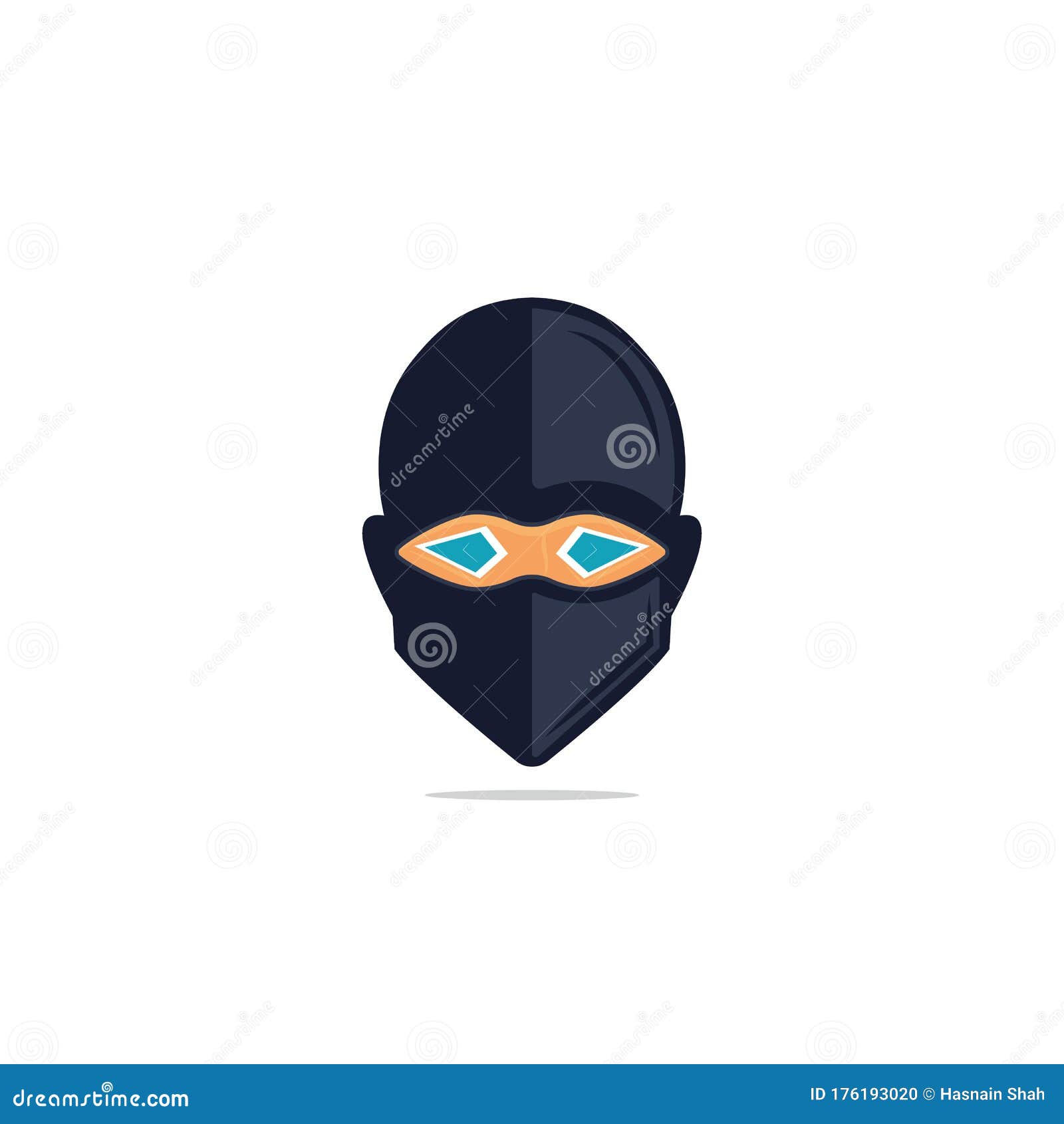 Ninja Gaming Logo Design Vector Illustration . Ninja Mascot Logo Gamer ...