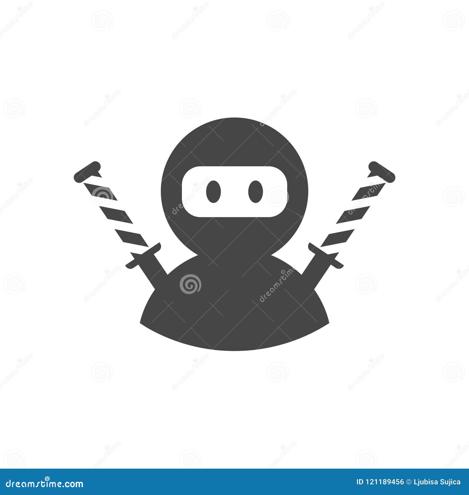 Ninja Icon, Icon Cartoon | CartoonDealer.com #88303357