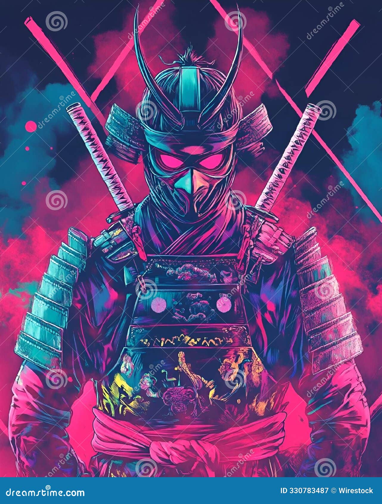 Ninja Sketch High Quality Hyper Realistic Illustrations Stock ...