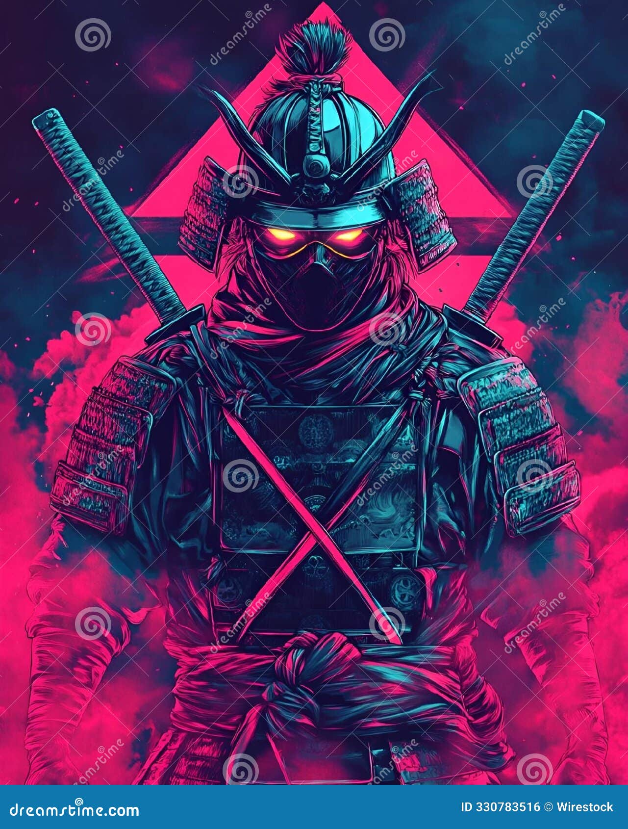 Ninja Sketch High Quality Hyper Realistic Illustrations Stock ...