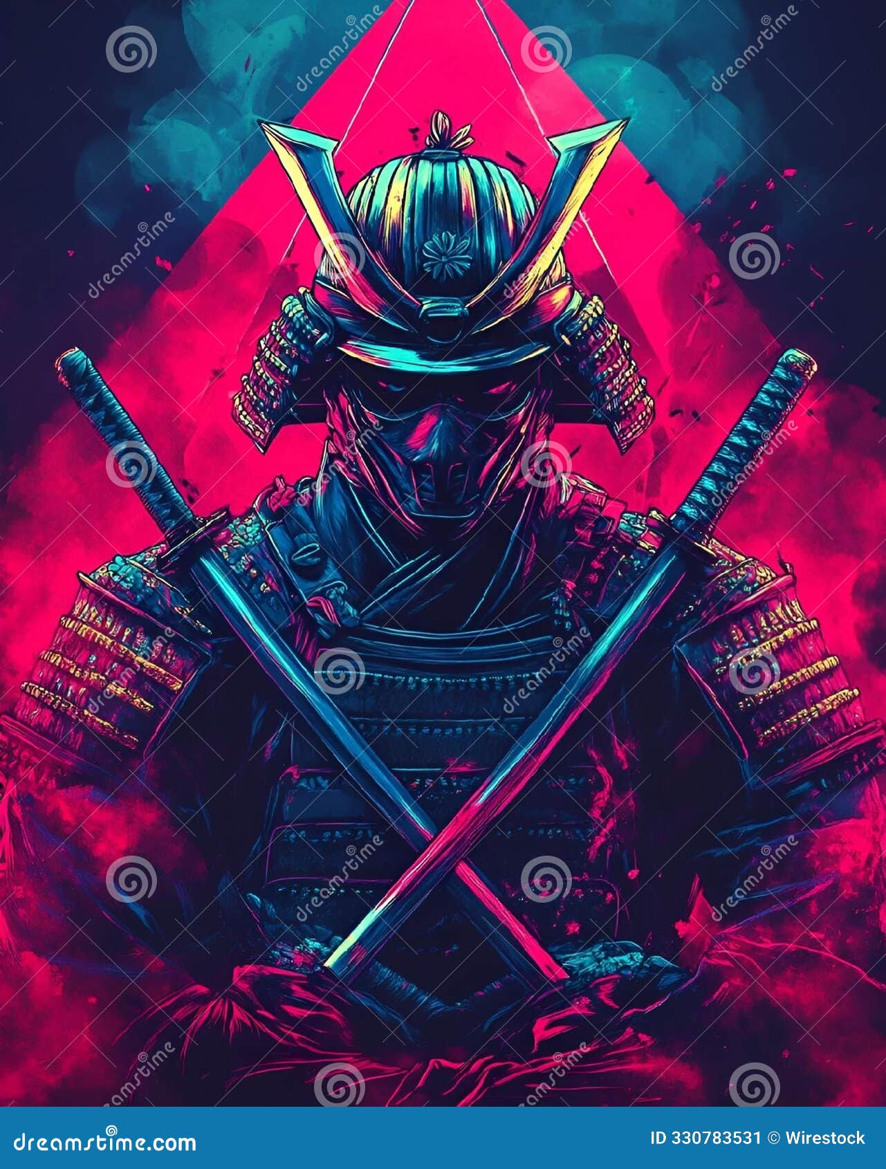 Ninja Sketch High Quality Hyper Realistic Illustrations Stock ...