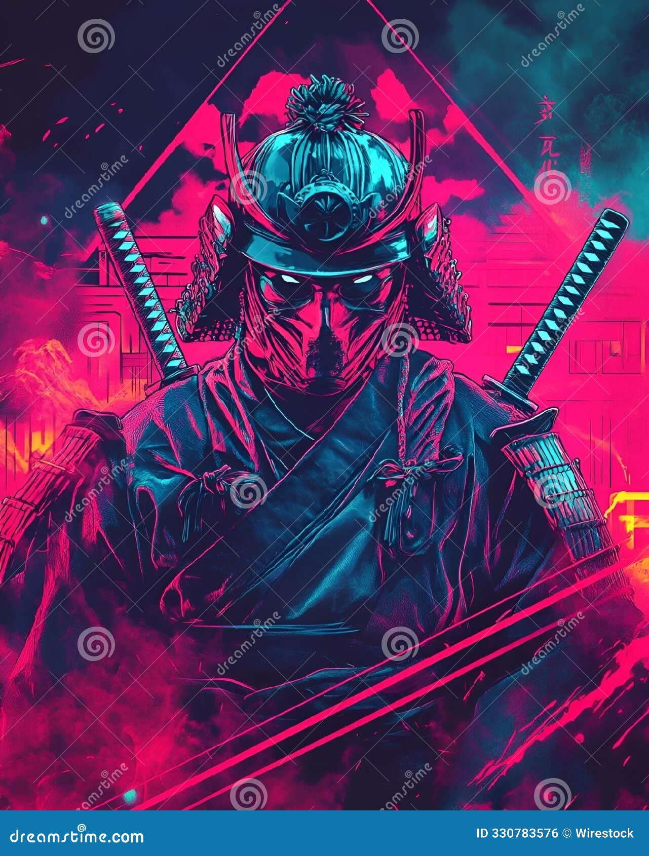 Ninja Sketch High Quality Hyper Realistic Illustrations Stock ...